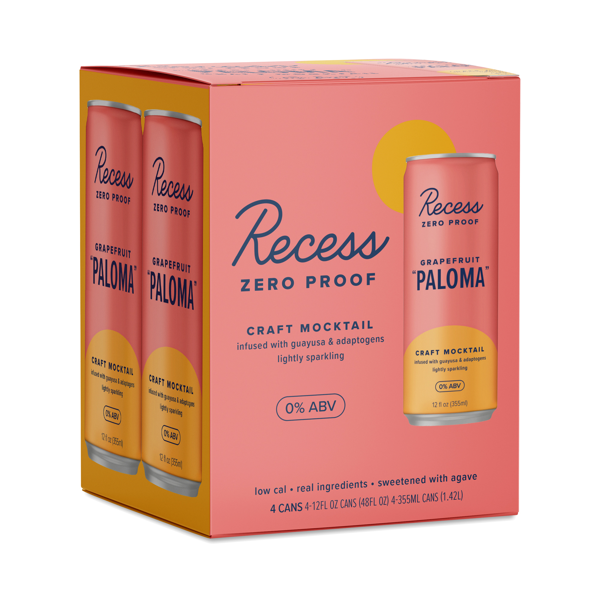 Recess Zero Proof Craft Mocktail, Grapefruit "Paloma" | Thrive Market