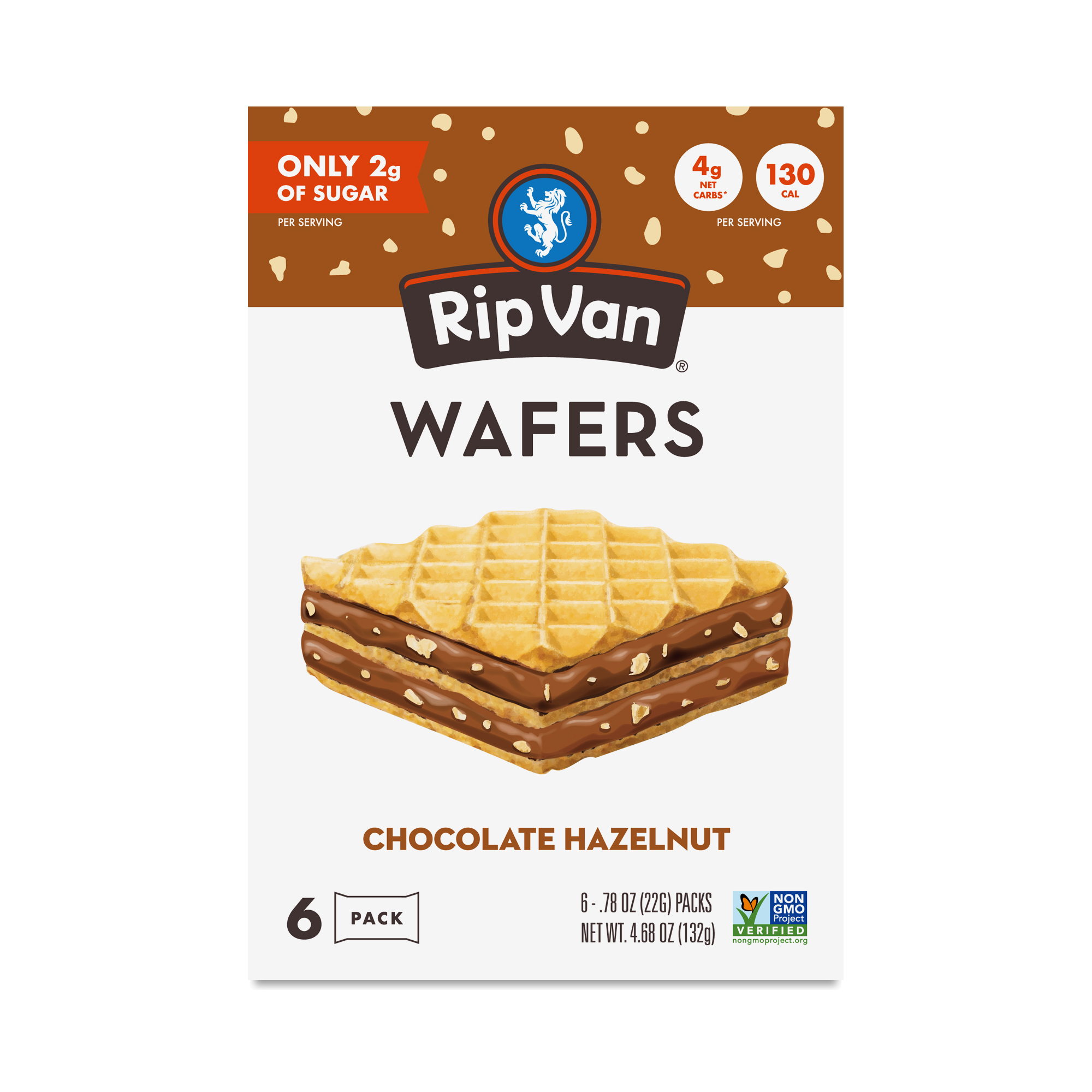 Rip Van Wafers, Chocolate Hazelnut, Snack Pack | Thrive Market