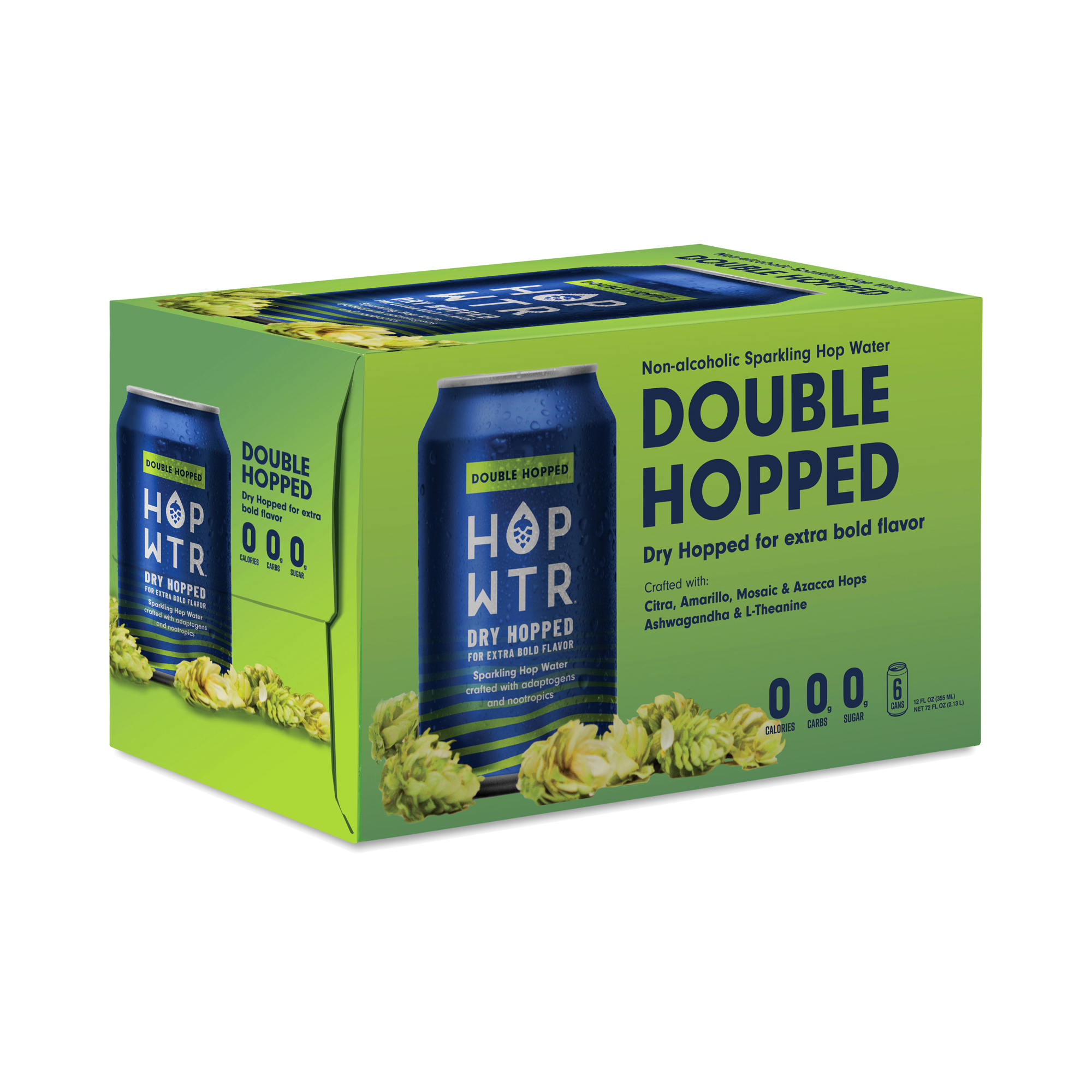 HOP WTR Non-Alcoholic Sparkling Hop Water, Double Hopped | Thrive Market