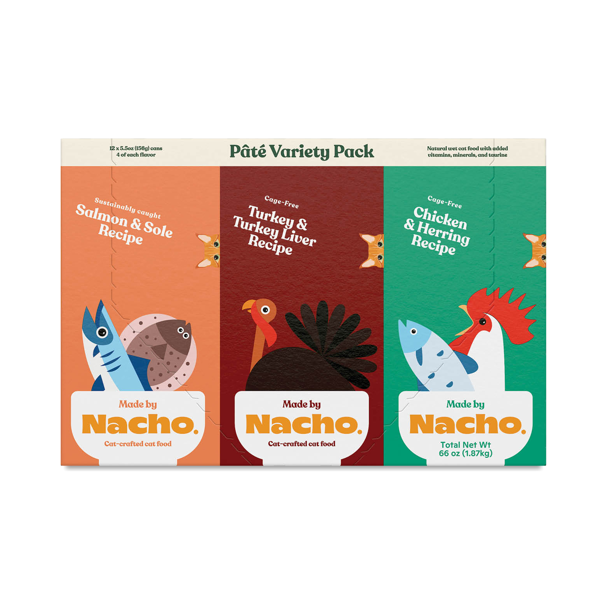 Made by Nacho Pate Wet Cat Food, Variety Pack | Thrive Market