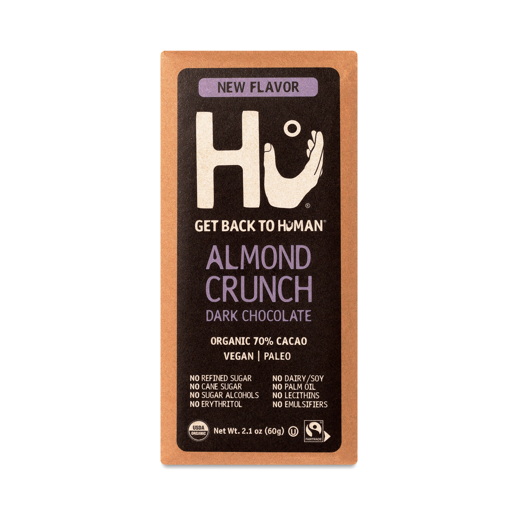Hu Dark Chocolate Bar, Almond Crunch | Thrive Market