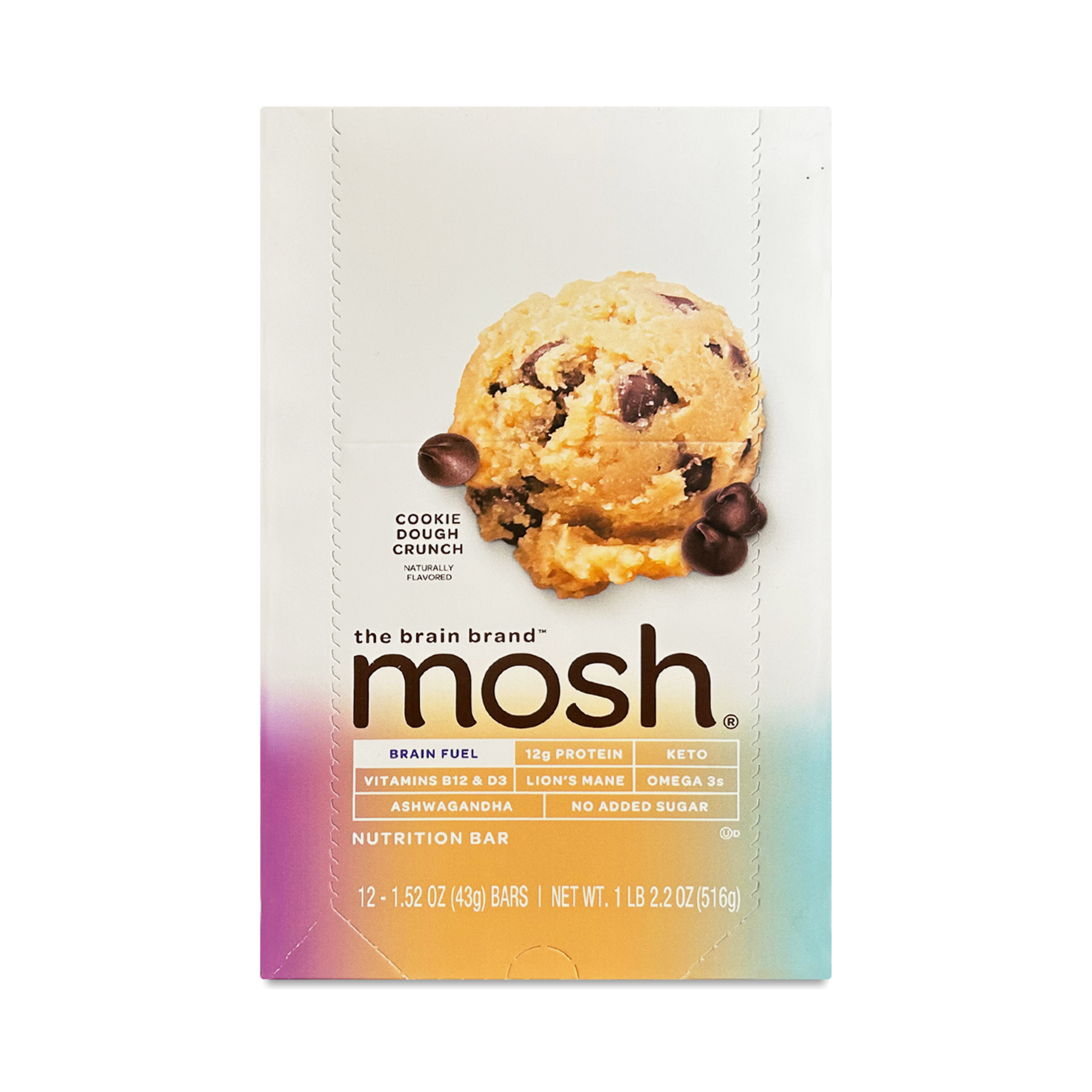 Mosh Nutrition Bar, Cookie Dough Crunch | Thrive Market