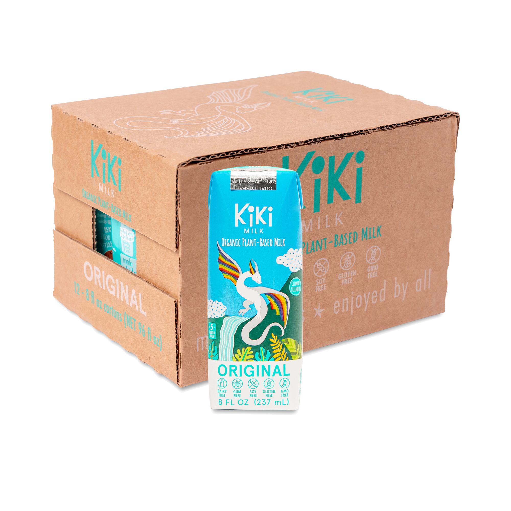 Kiki Milk Organic Single-Serve Plant-Based Milk, Original | Thrive Market