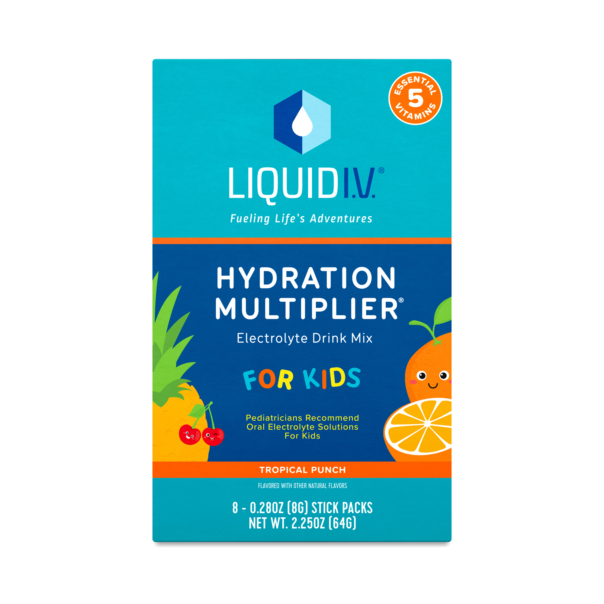 Liquid IV Kids Hydration Multiplier, Tropical Punch | Thrive Market