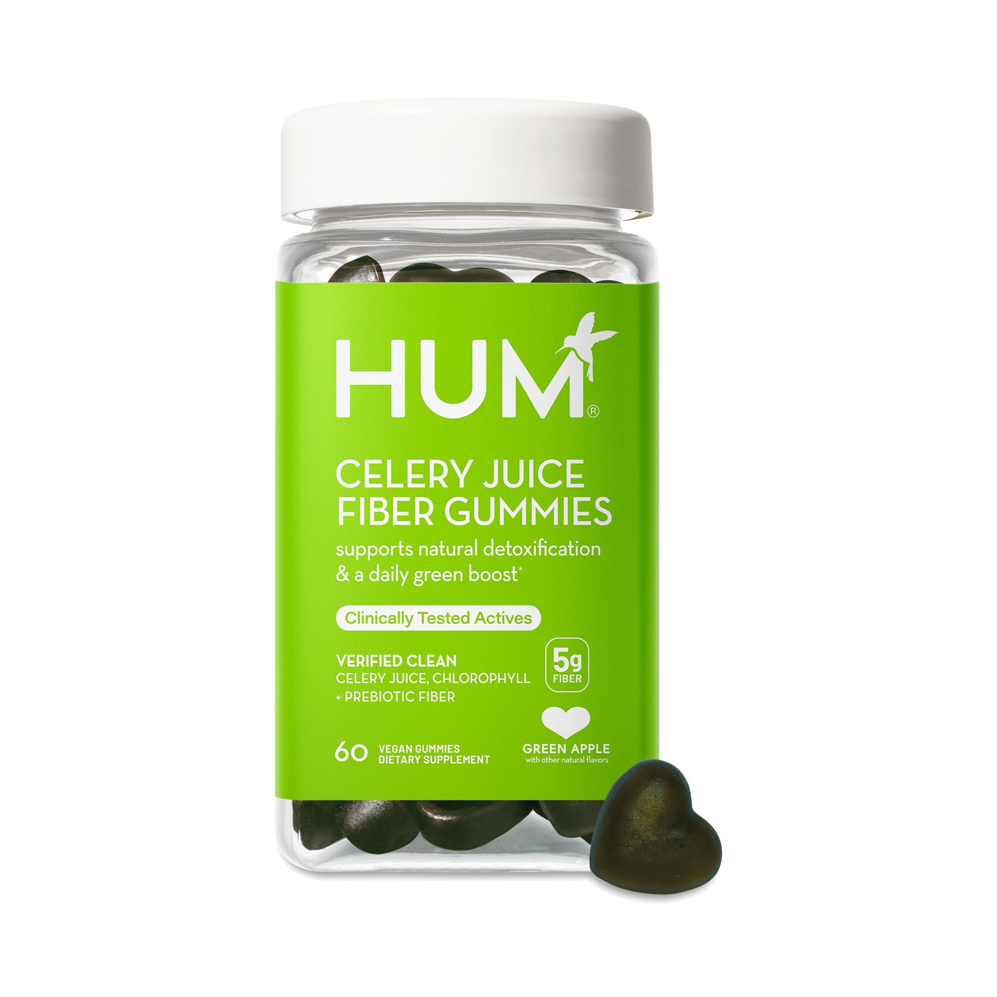 HUM Nutrition Celery Juice Fiber Gummies | Thrive Market