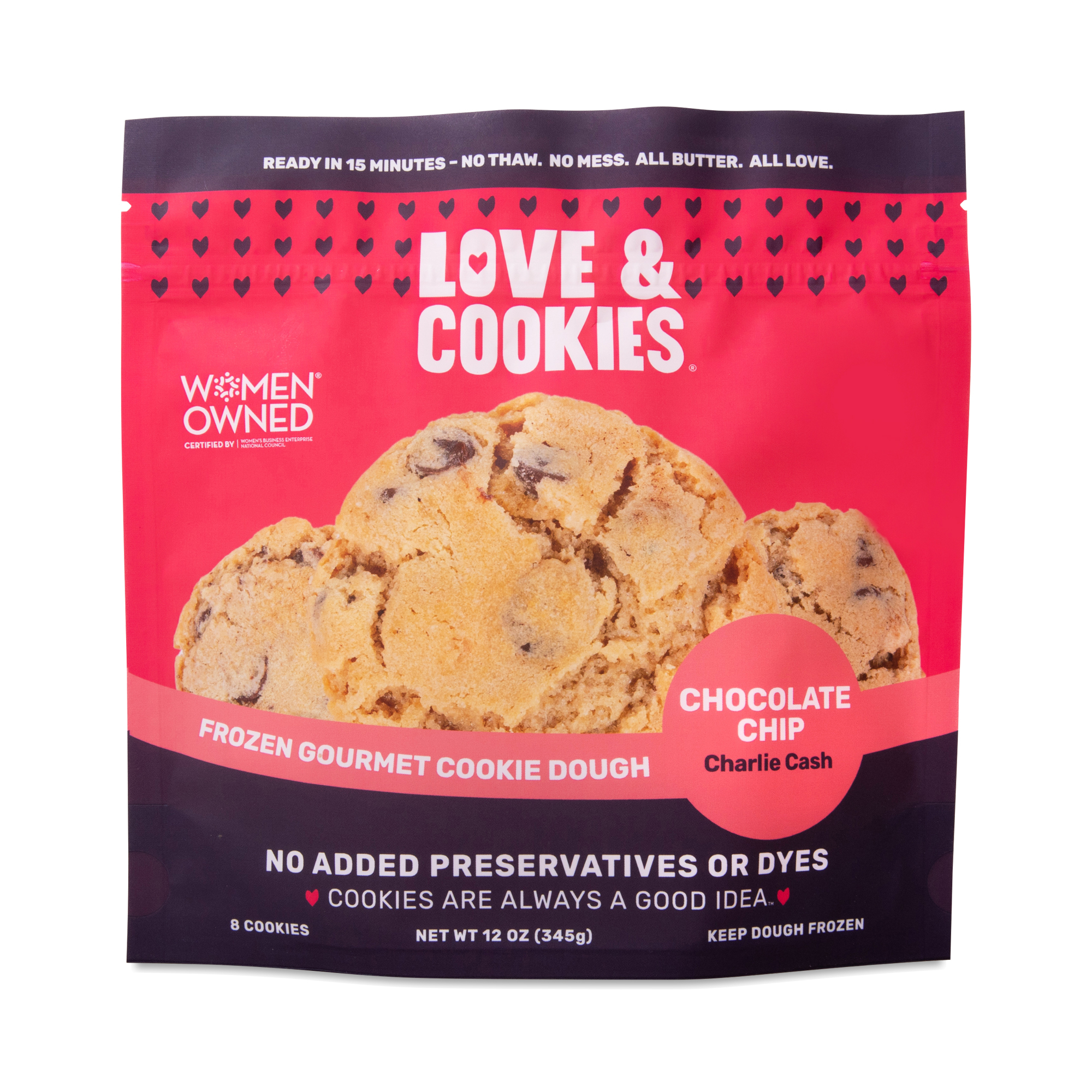 Love&Cookies Gourmet Cookie Dough, Chocolate Chip | Thrive Market