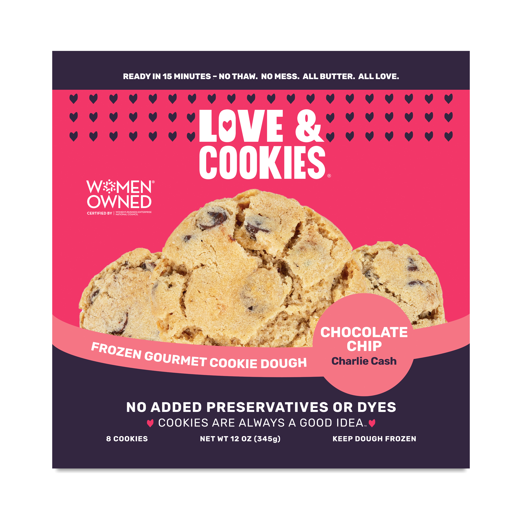 Love&Cookies Gourmet Cookie Dough, Chocolate Chip | Thrive Market