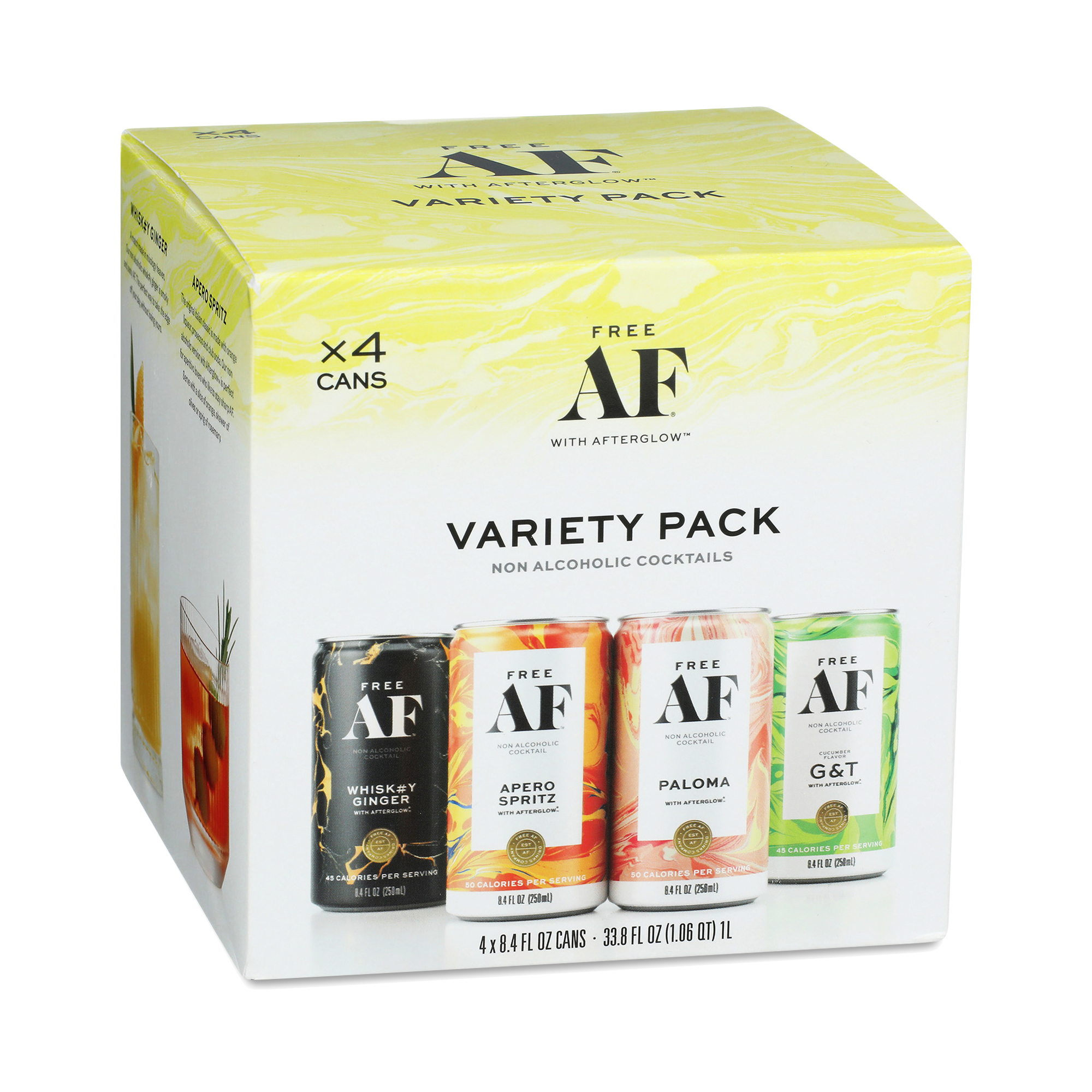 Free AF Non-Alcoholic Cocktail, Variety Pack | Thrive Market