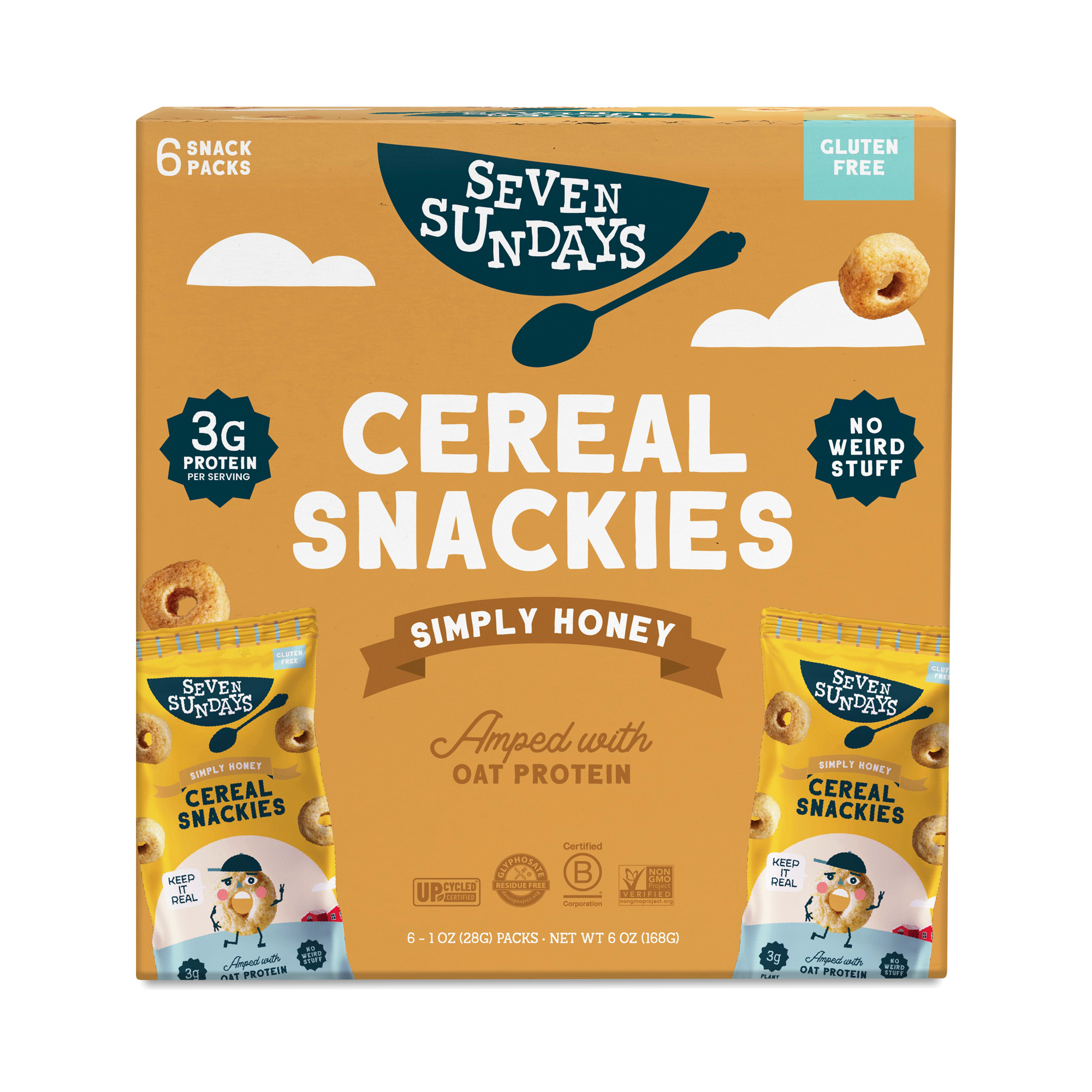 Seven Sundays Cereal Snackies, Simply Honey | Thrive Market