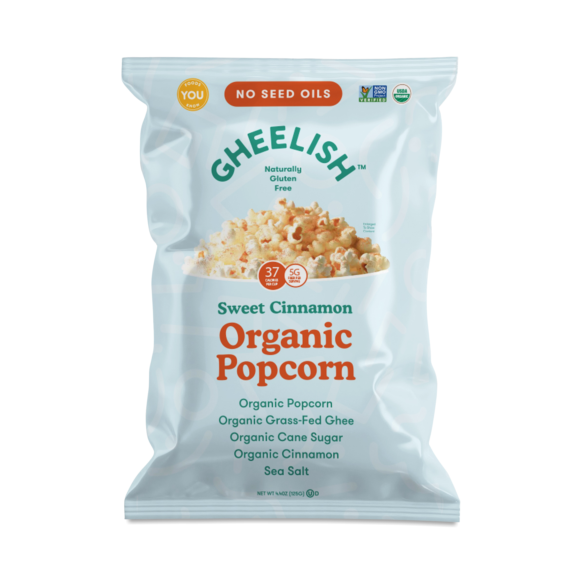 Gheelish Organic Popcorn, Sweet Cinnamon | Thrive Market