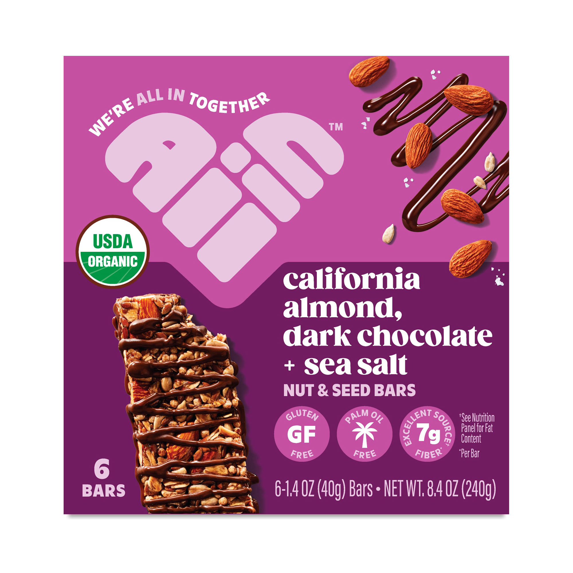 All In California Almond, Dark Chocolate & Sea Salt | Thrive Market