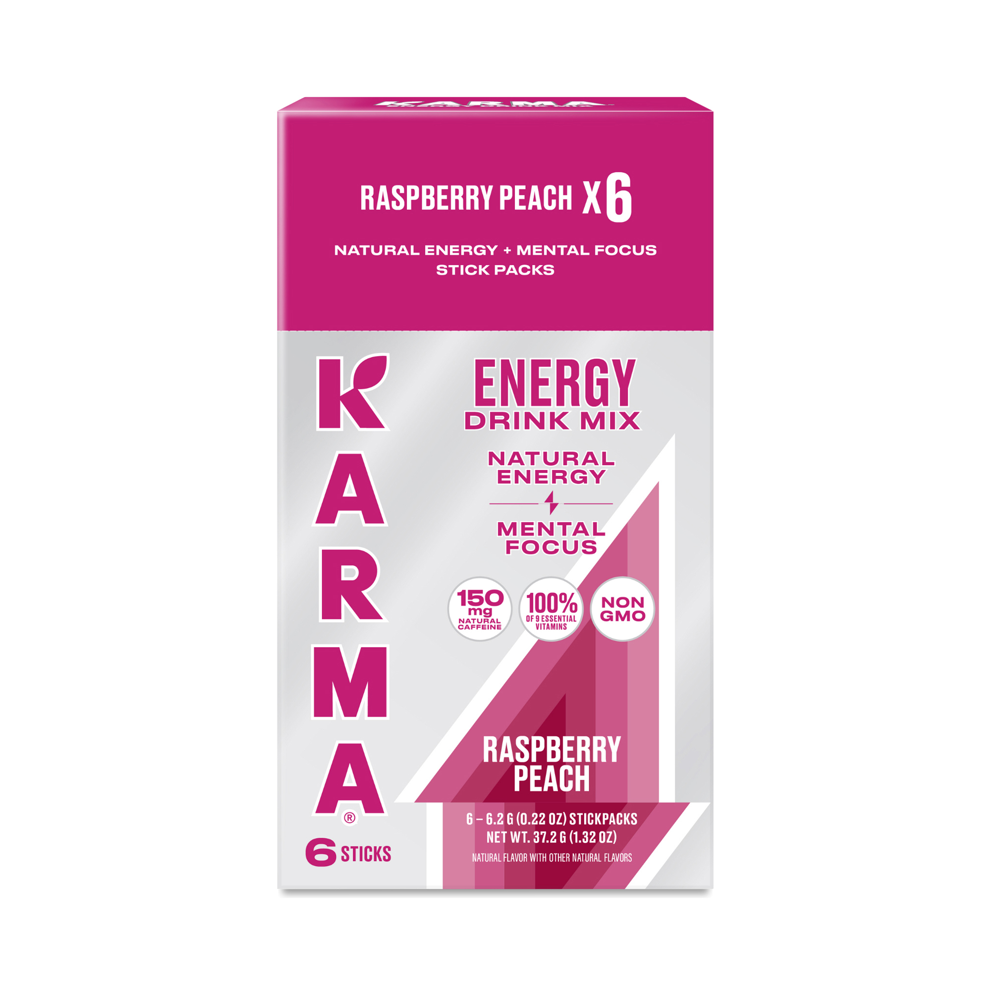 Karma Energy Drink Mix, Raspberry Peach | Thrive Market