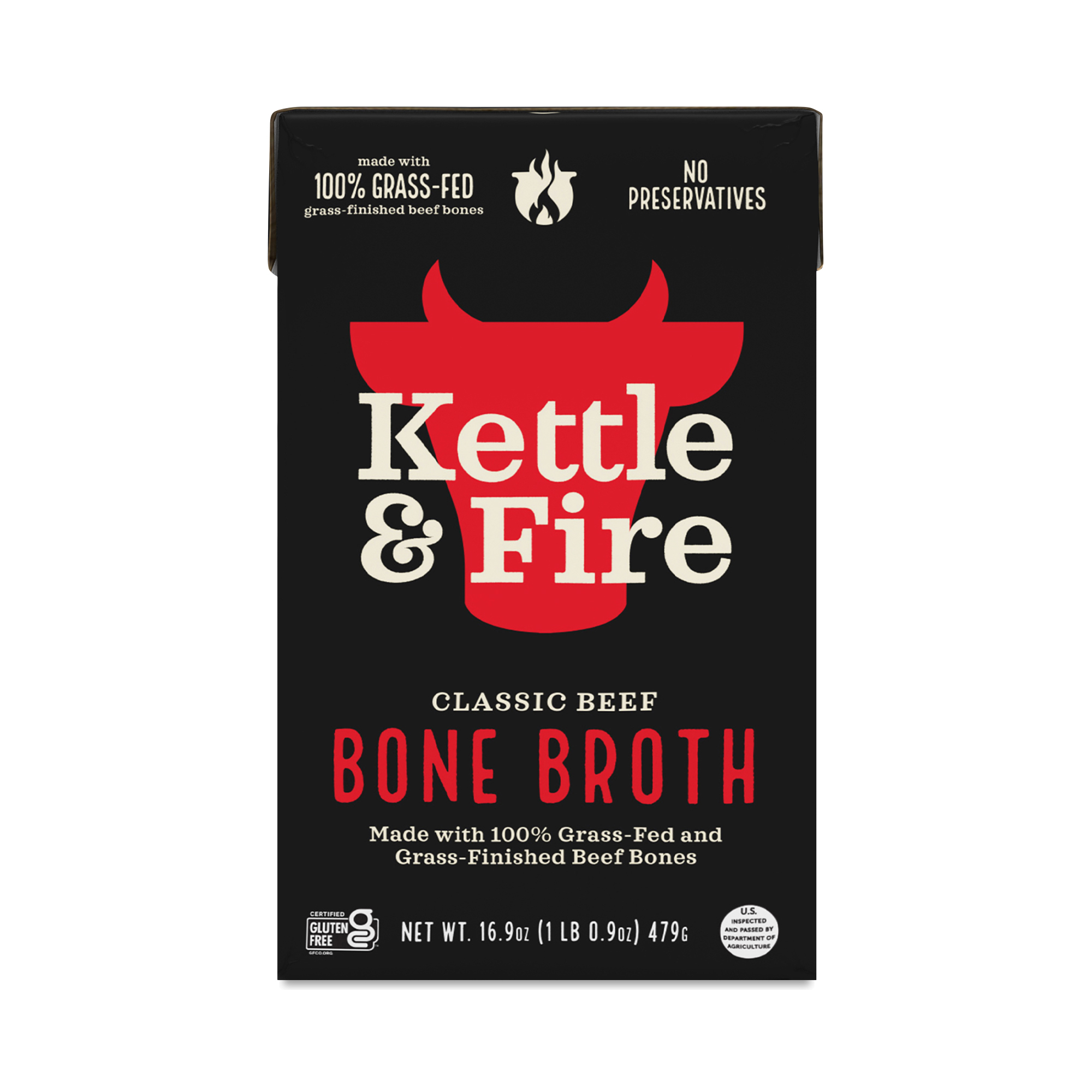 Grass-Fed Beef Bone Broth by Kettle & Fire | Thrive Market