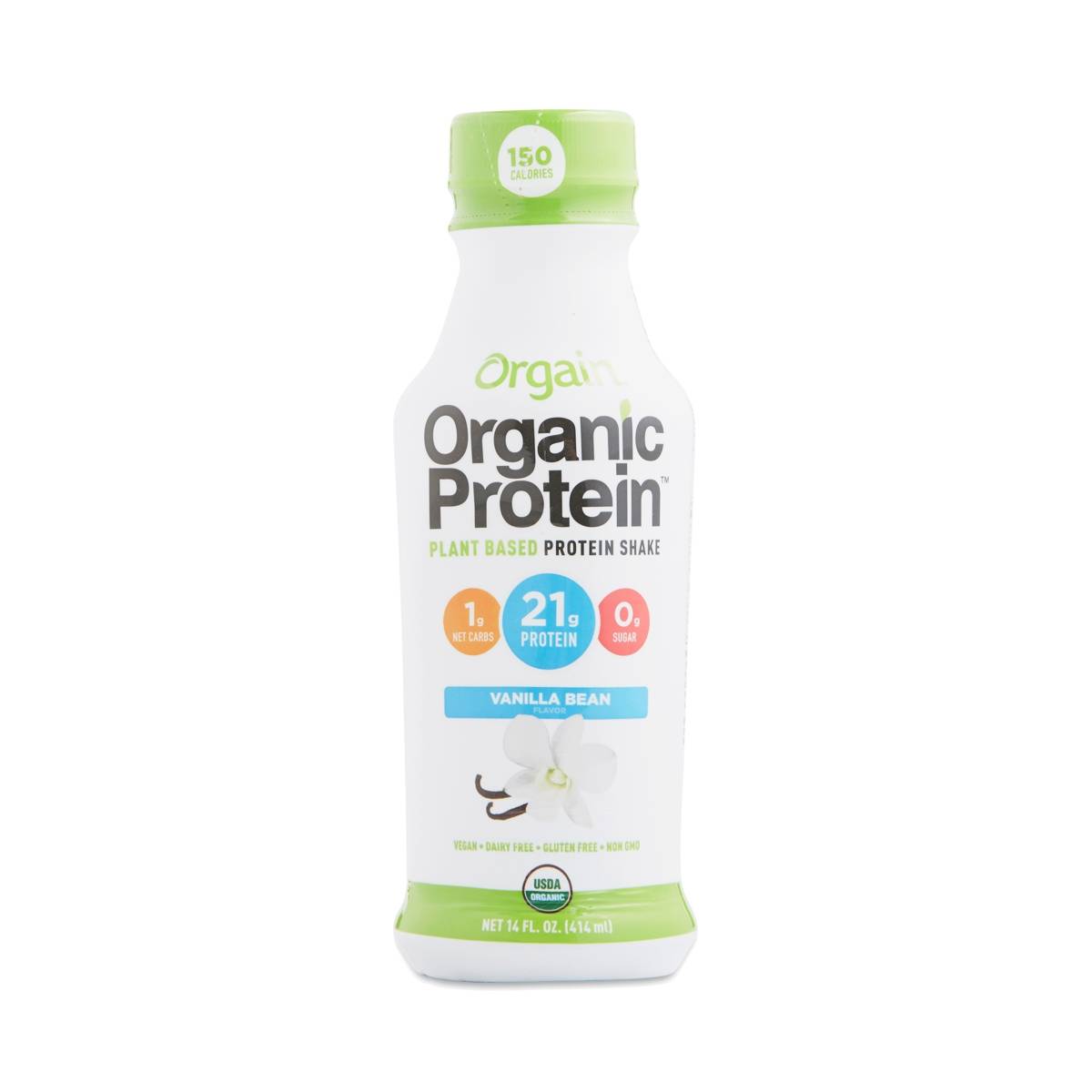 Orgain Organic Plant Based Protein Shake Vanilla Bean Thrive Market
