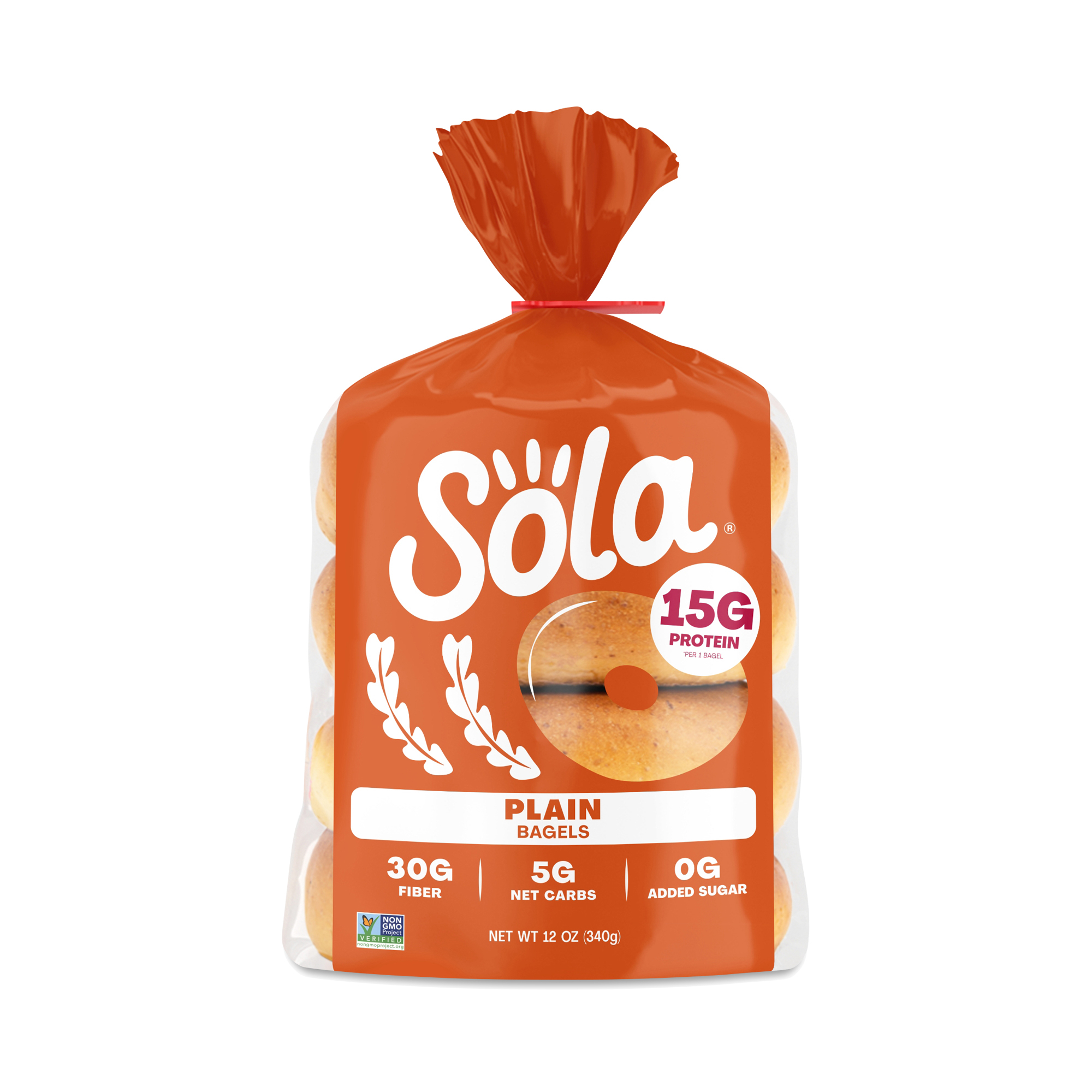 Sola Original Plain Bagels | Thrive Market