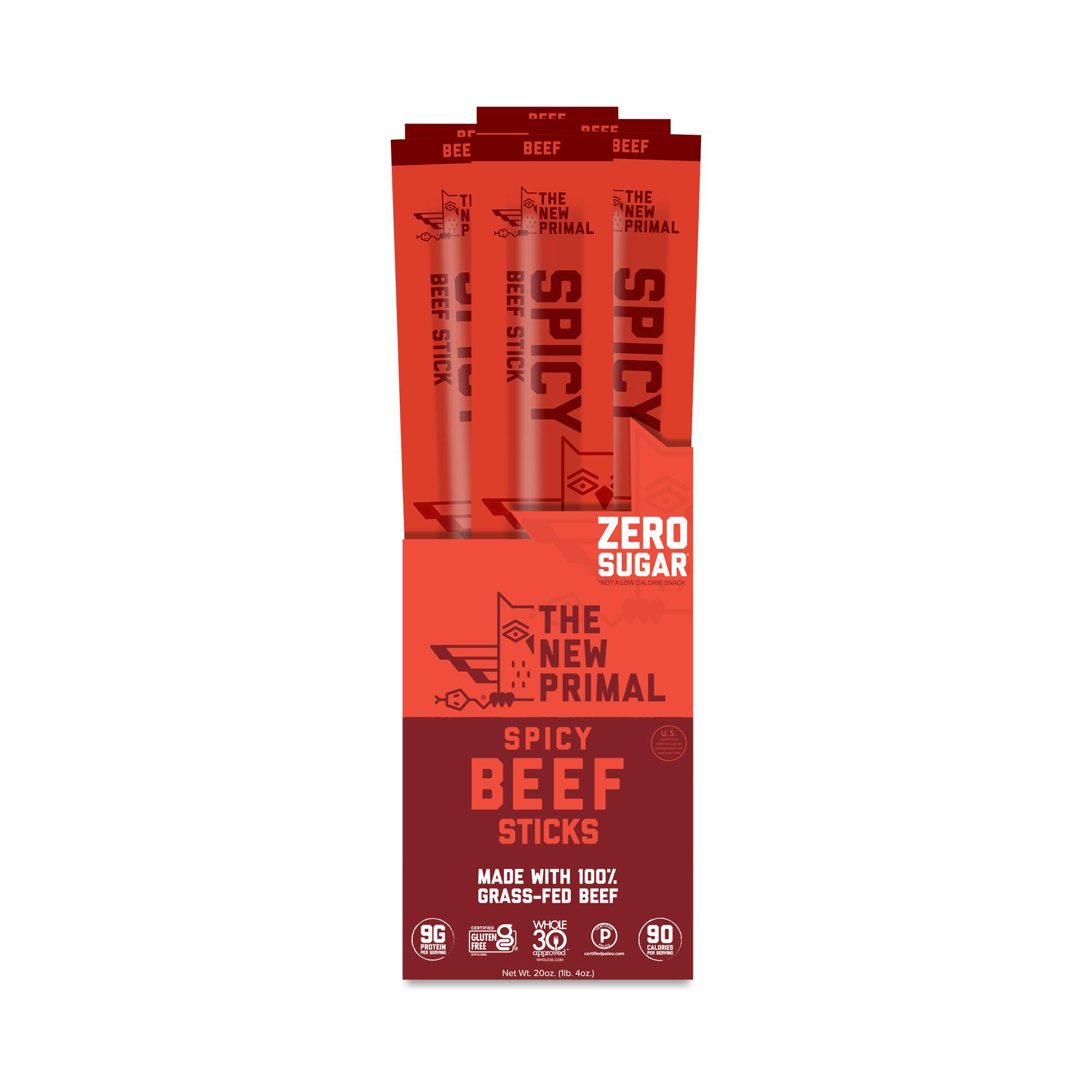 Grass-Fed Spicy Beef Sticks | Thrive Market