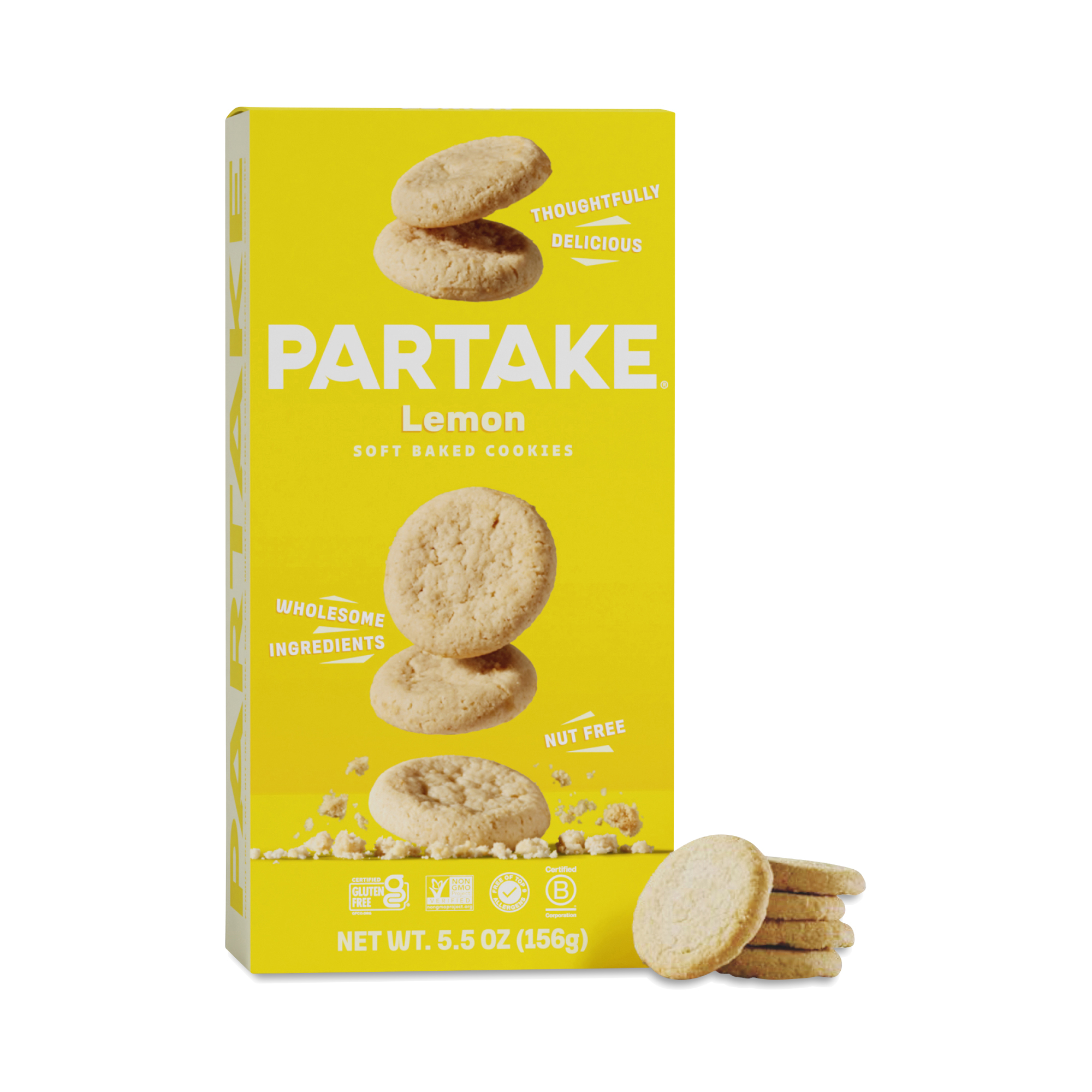 Partake Foods Soft Lemon Cookies | Thrive Market