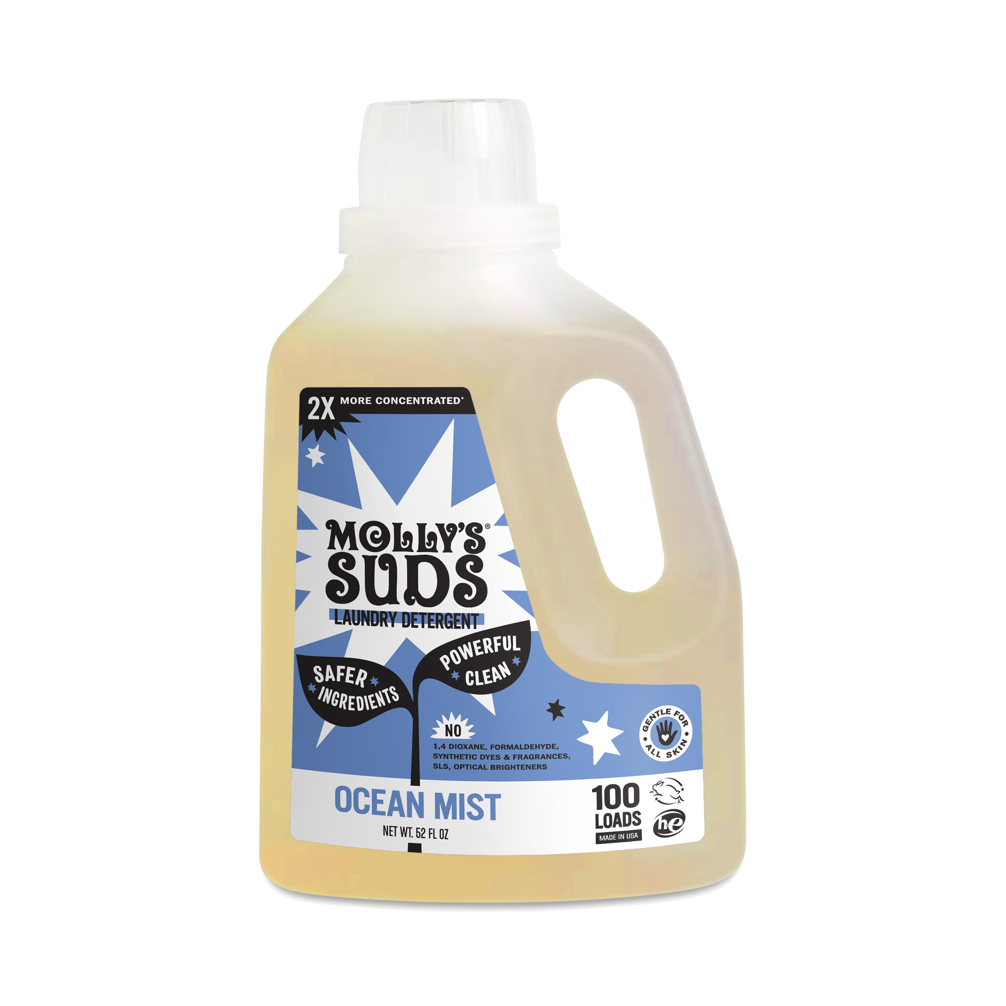 Molly's Suds Liquid Laundry Detergent, Ocean Mist | Thrive Market