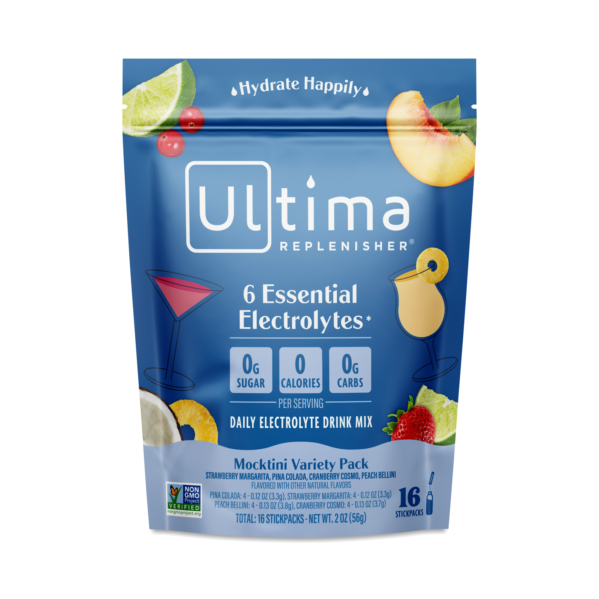 Ultima Replenisher Electrolyte Powder, Mocktini Variety Pack | Thrive ...