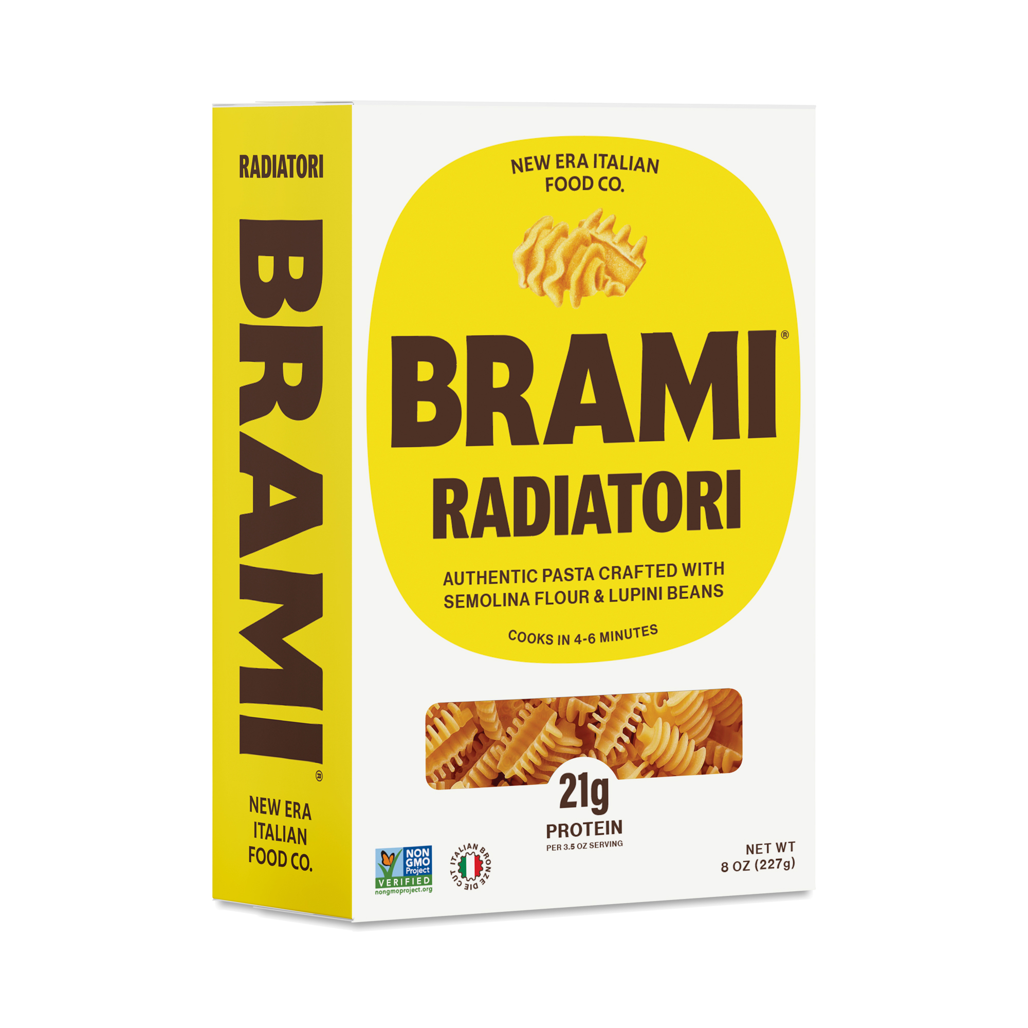 Brami Semolina Lupini Pasta, Radiatori | Thrive Market