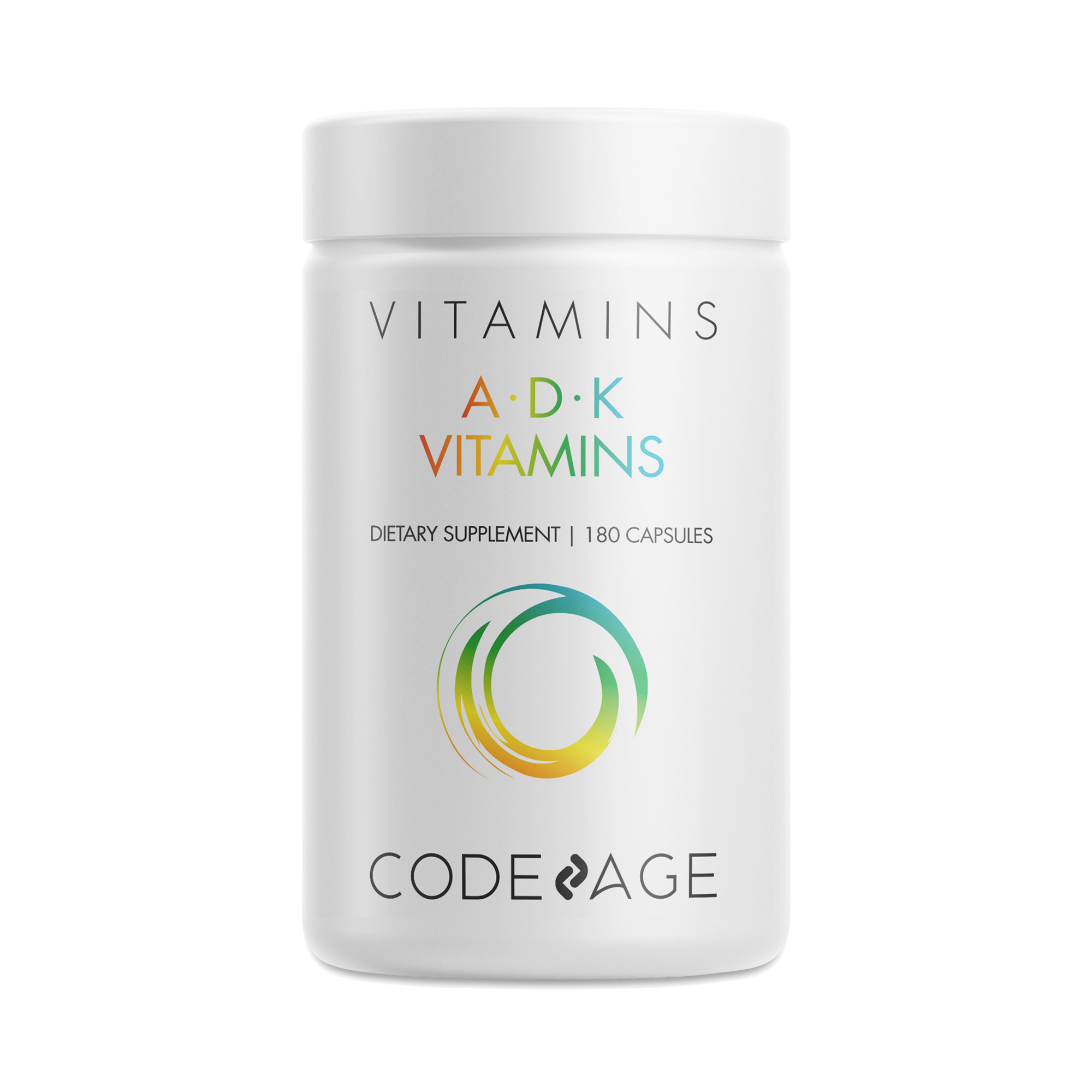 Codeage ADK Vitamins, Vitamin A, D3, K1 & K2 Supplement | Thrive Market