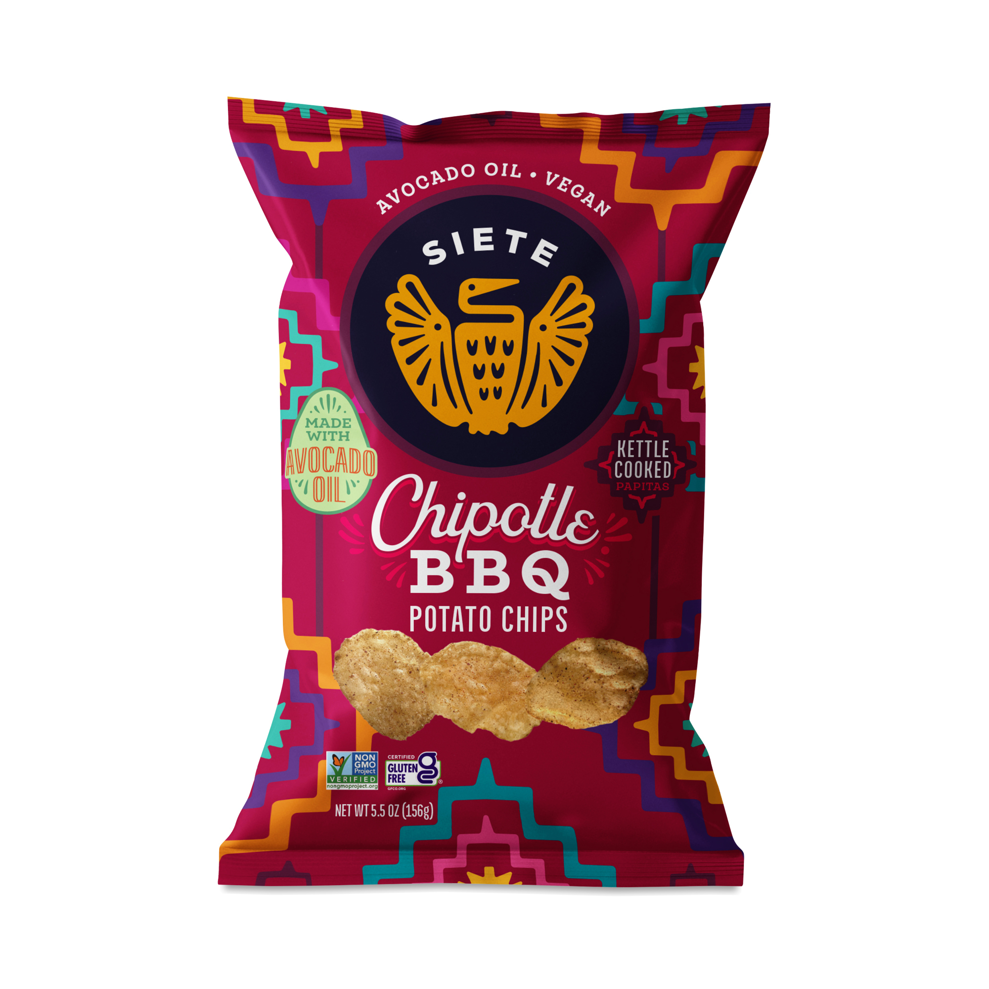 Siete Kettle Cooked Potato Chips, Chipotle BBQ | Thrive Market
