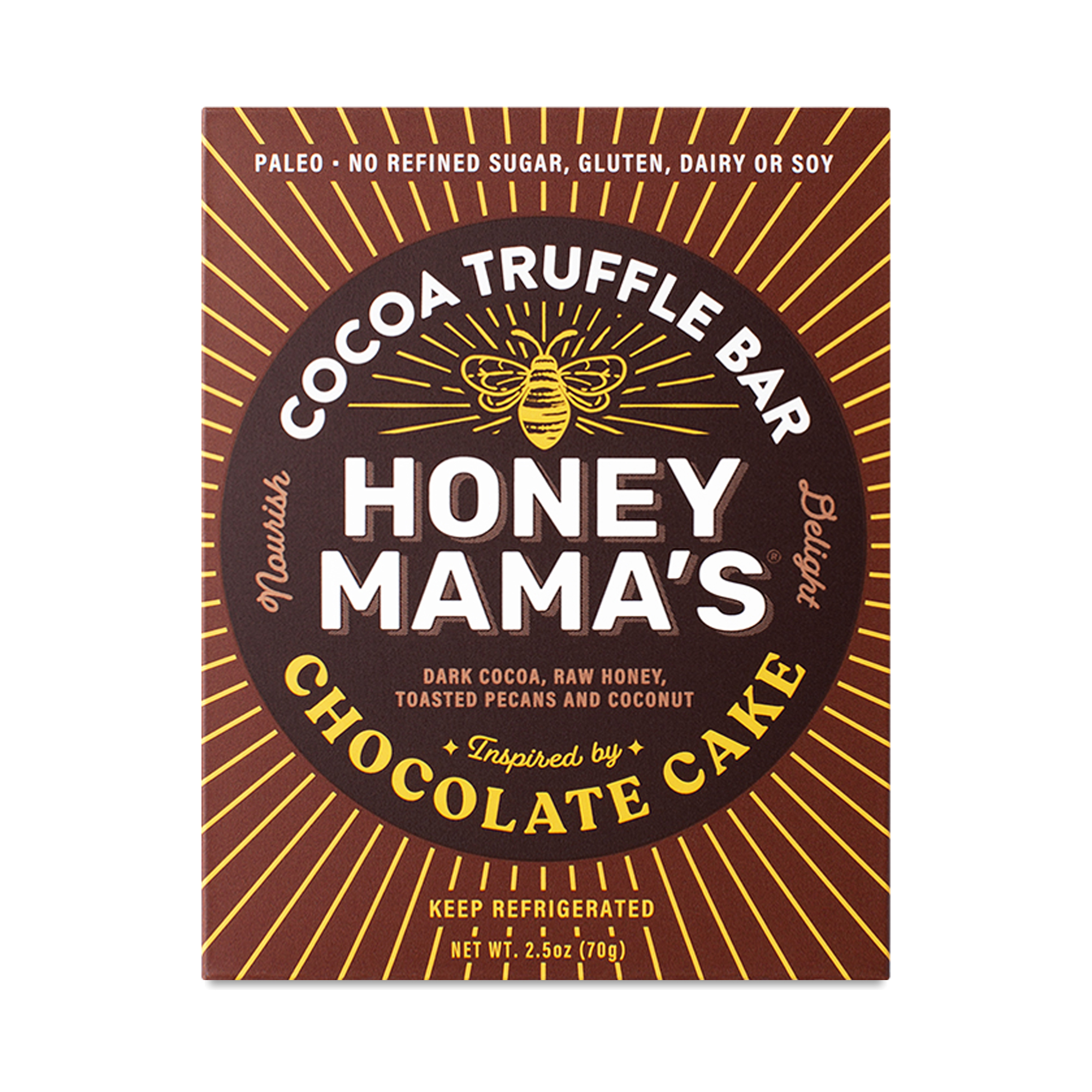 Honey Mama's Cocoa Truffle Bar, Chocolate Cake | Thrive Market