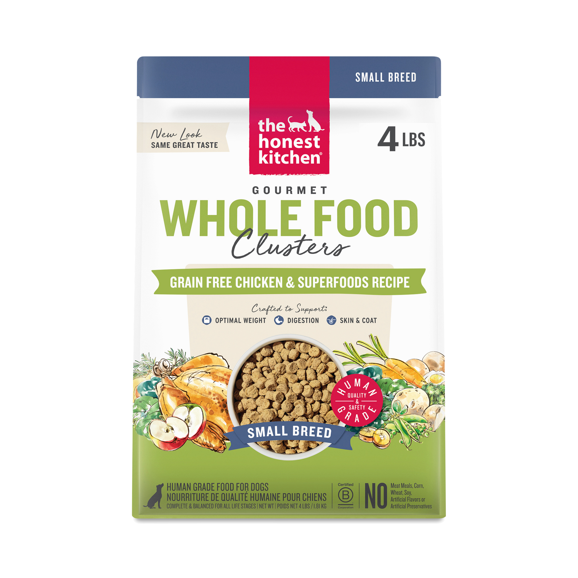 The Honest Kitchen Grain Free Chicken Whole Food Clusters Dry Dog Food ...