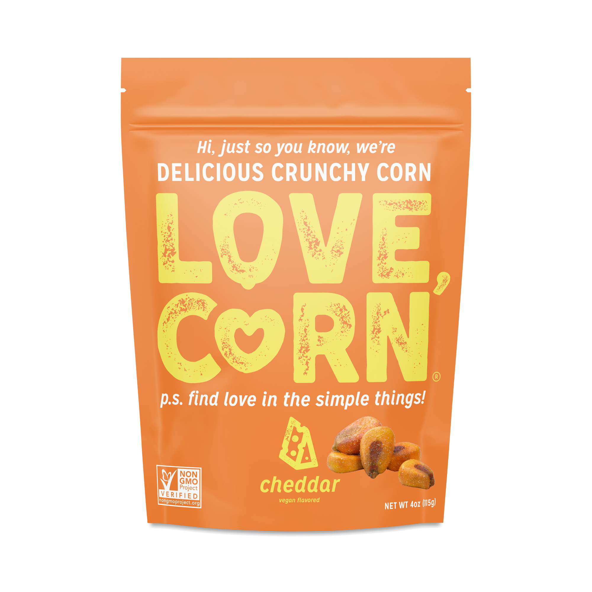 Love Corn Roasted Corn Snack, Cheddar, Value Size | Thrive Market
