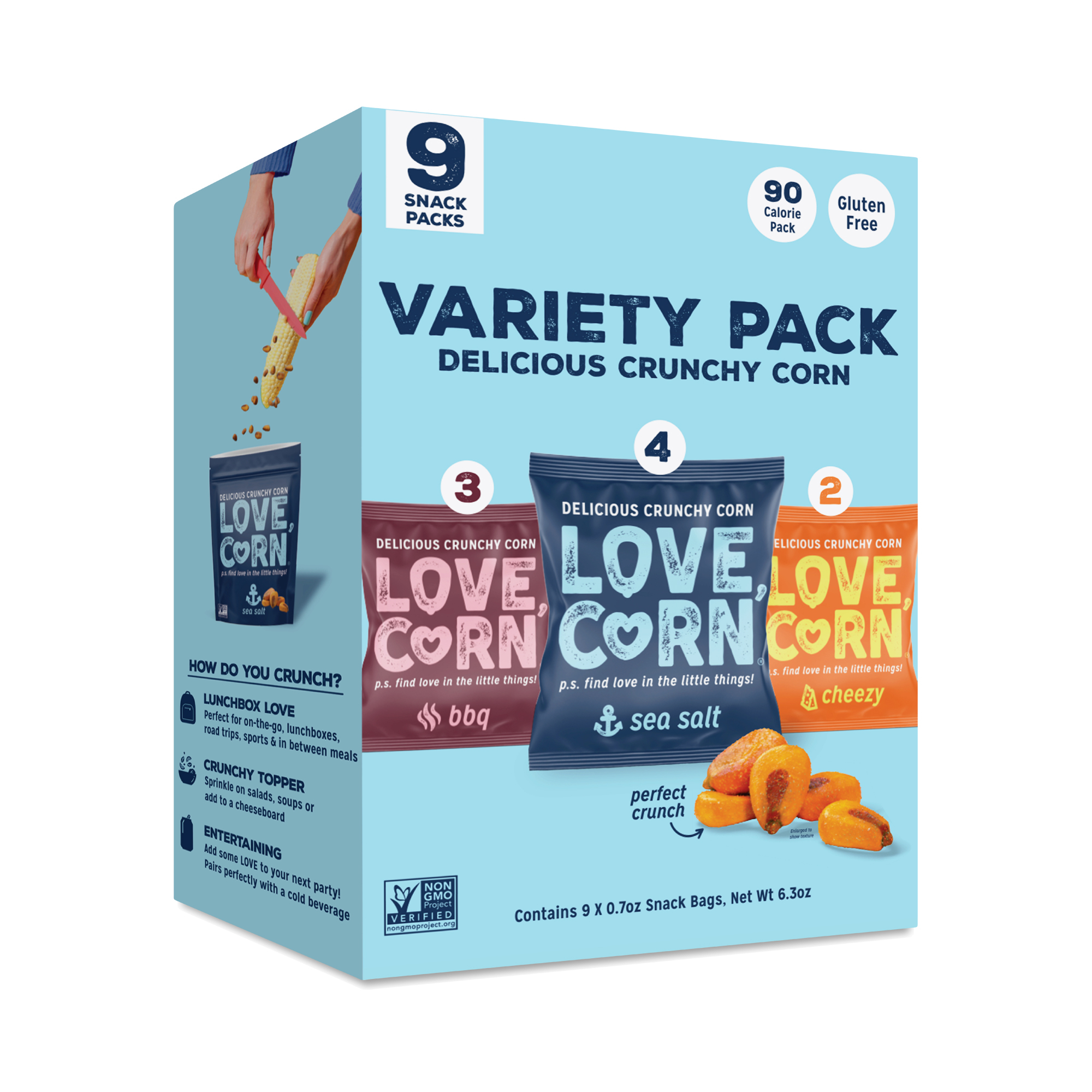 Love Corn Delicious Crunchy Corn, Variety Snack Pack | Thrive Market