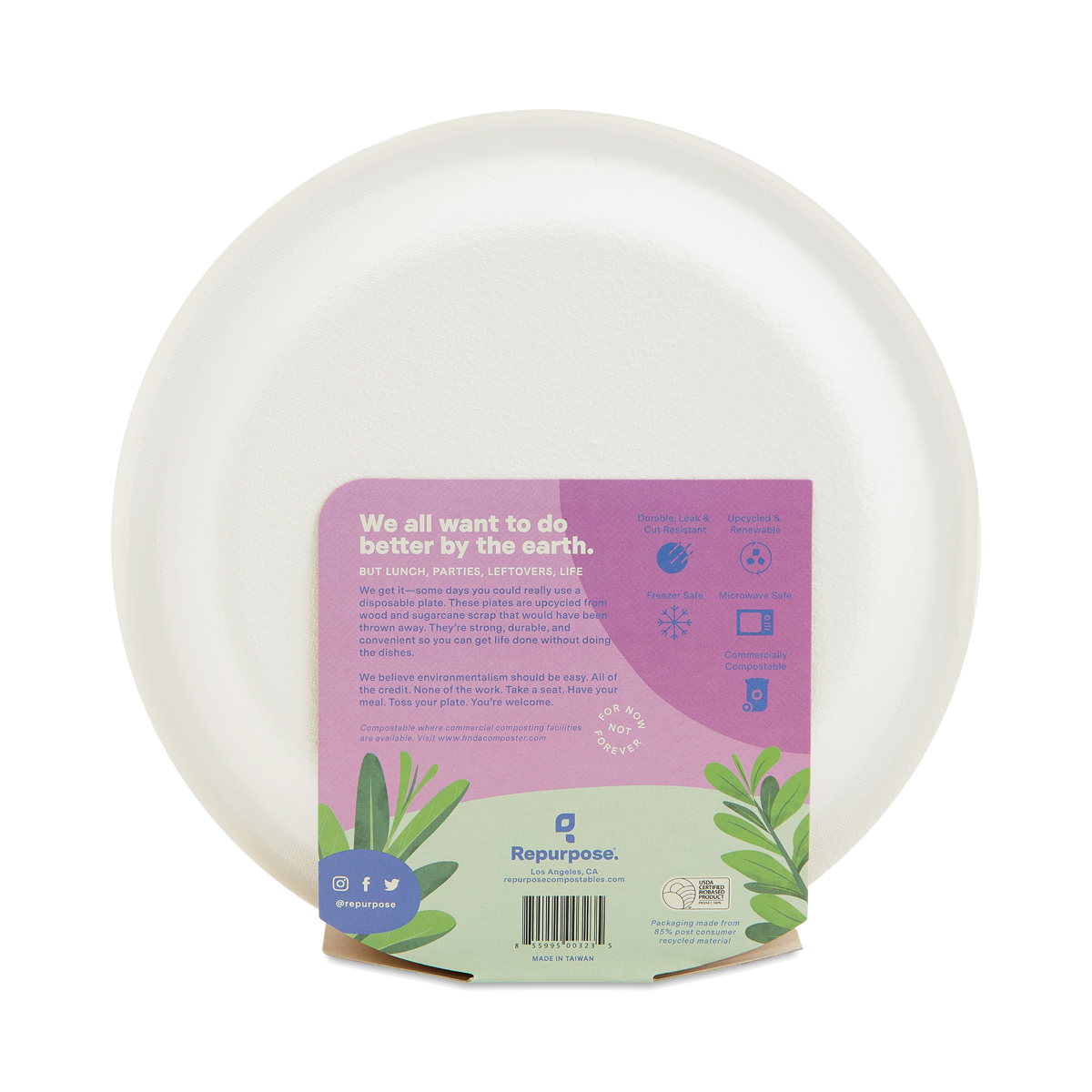 20 Ct. Heavy Duty Plates by Repurpose | Thrive Market