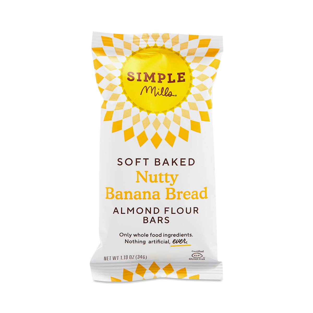 Simple Mills Soft Baked Almond Flour Bars, Nutty Banana Bread | Thrive ...