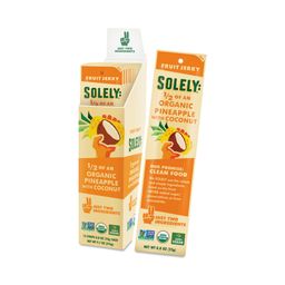 Solely Organic Fruit Jerky, Pineapple with Coconut, Snack Pack | Thrive ...