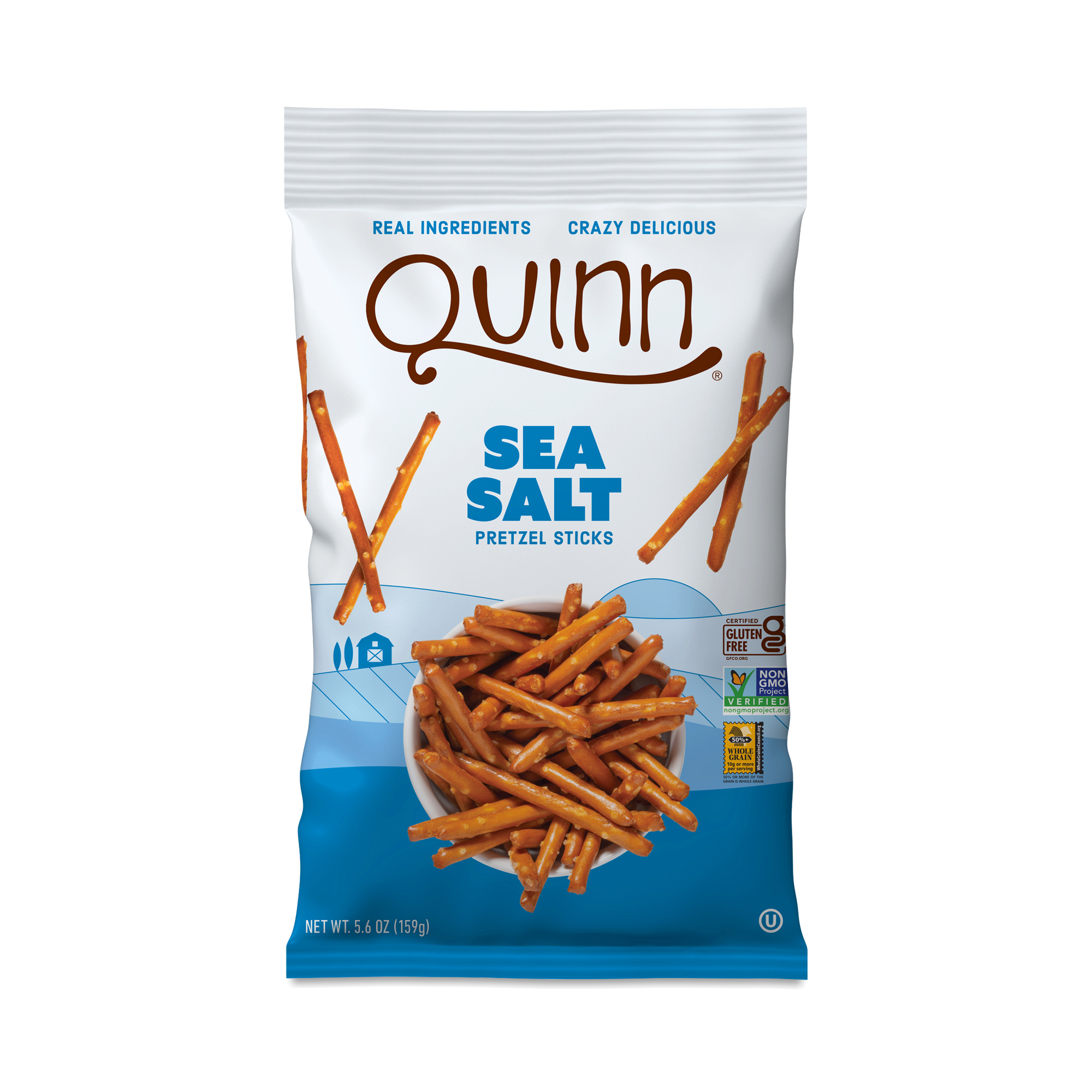 Quinn Snacks Pretzels Sticks, Sea Salt | Thrive Market