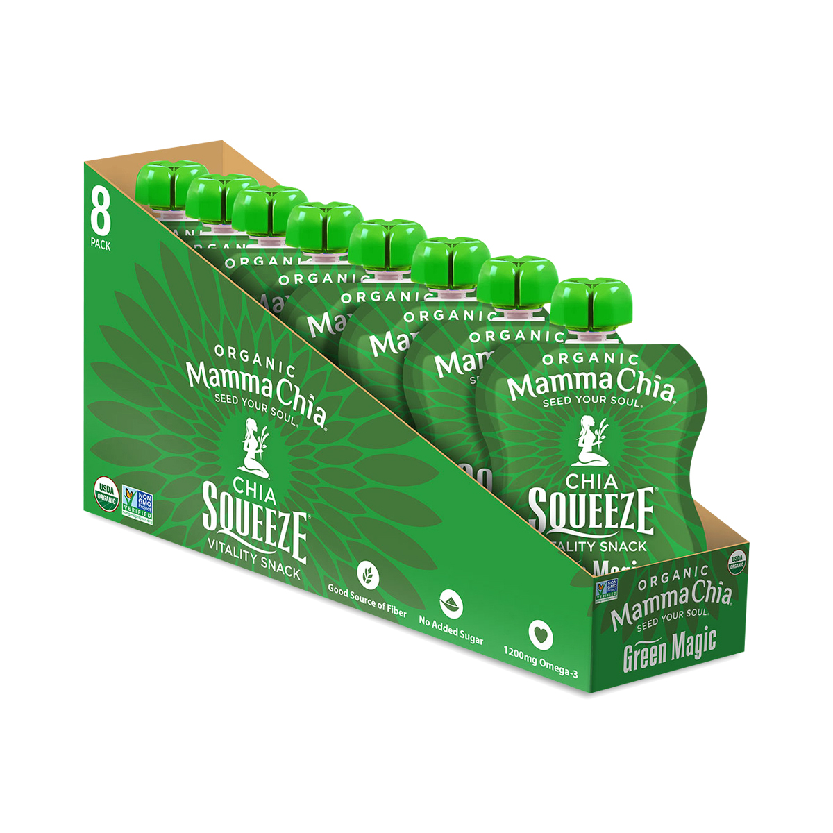 Green Magic Chia Squeeze by Mamma Chia | Thrive Market