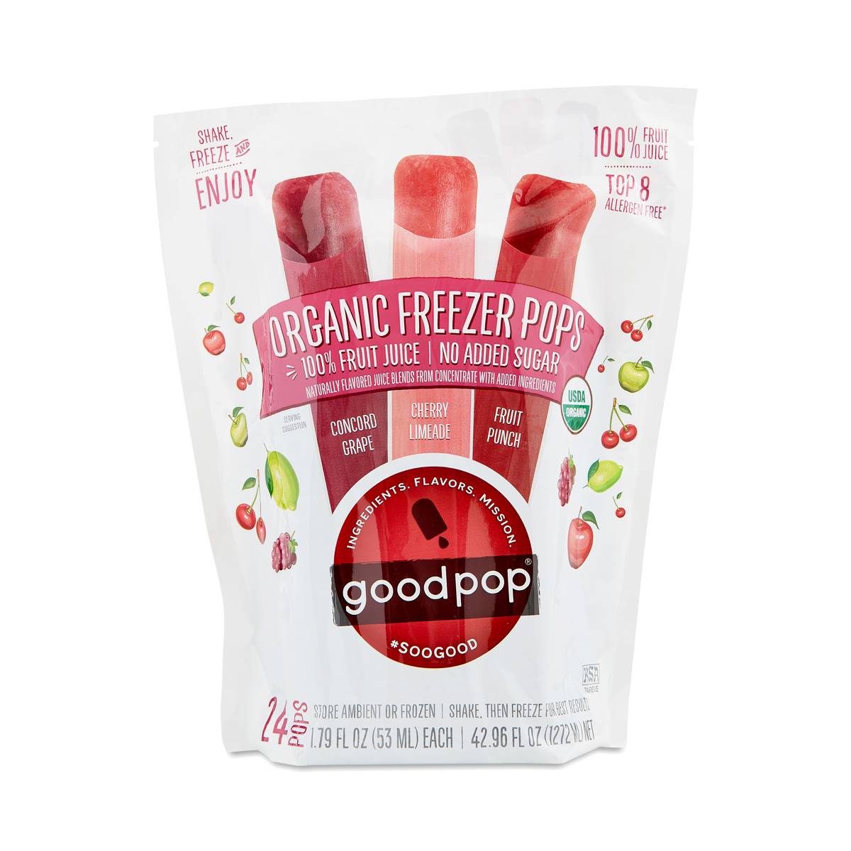 Organic Freezer Pops by GoodPop - Thrive Market