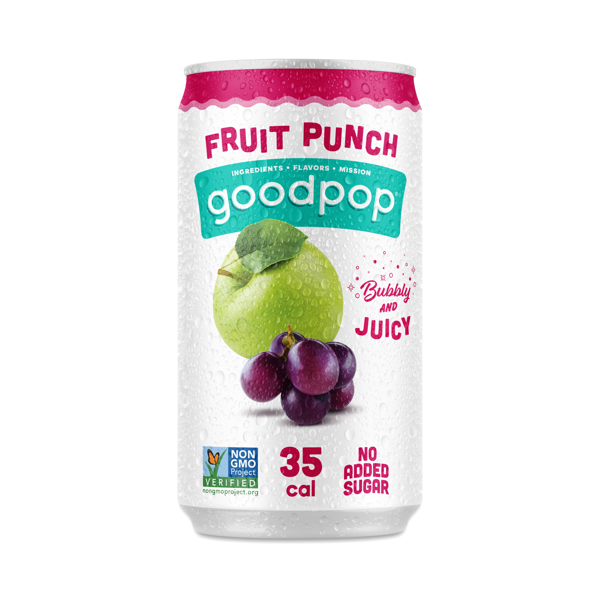 GoodPop Sparkling Juice Mini Cans, Fruit Punch | Thrive Market