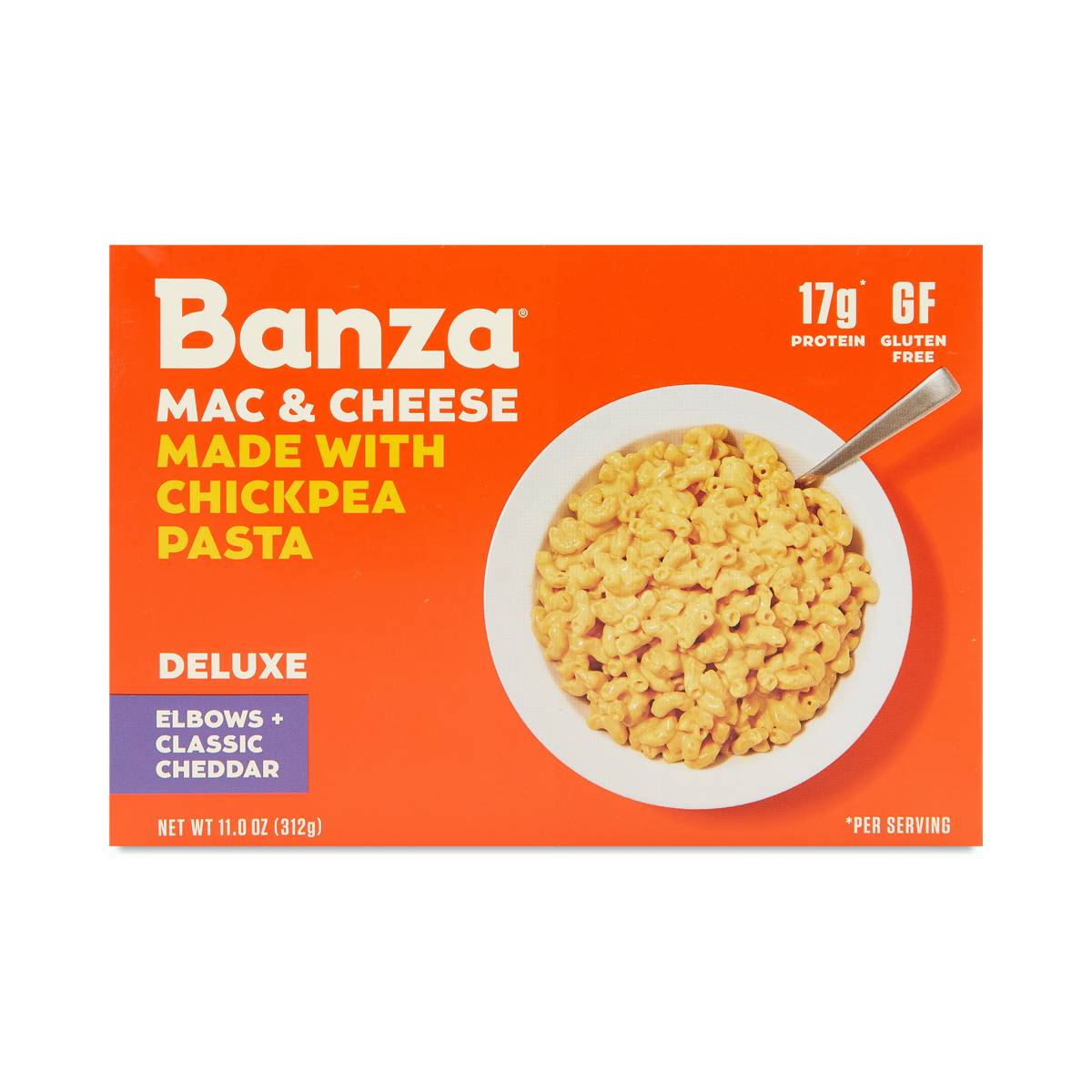 Banza Chickpea Pasta Cheddar Mac & Cheese Elbows, Value Pack - Thrive ...