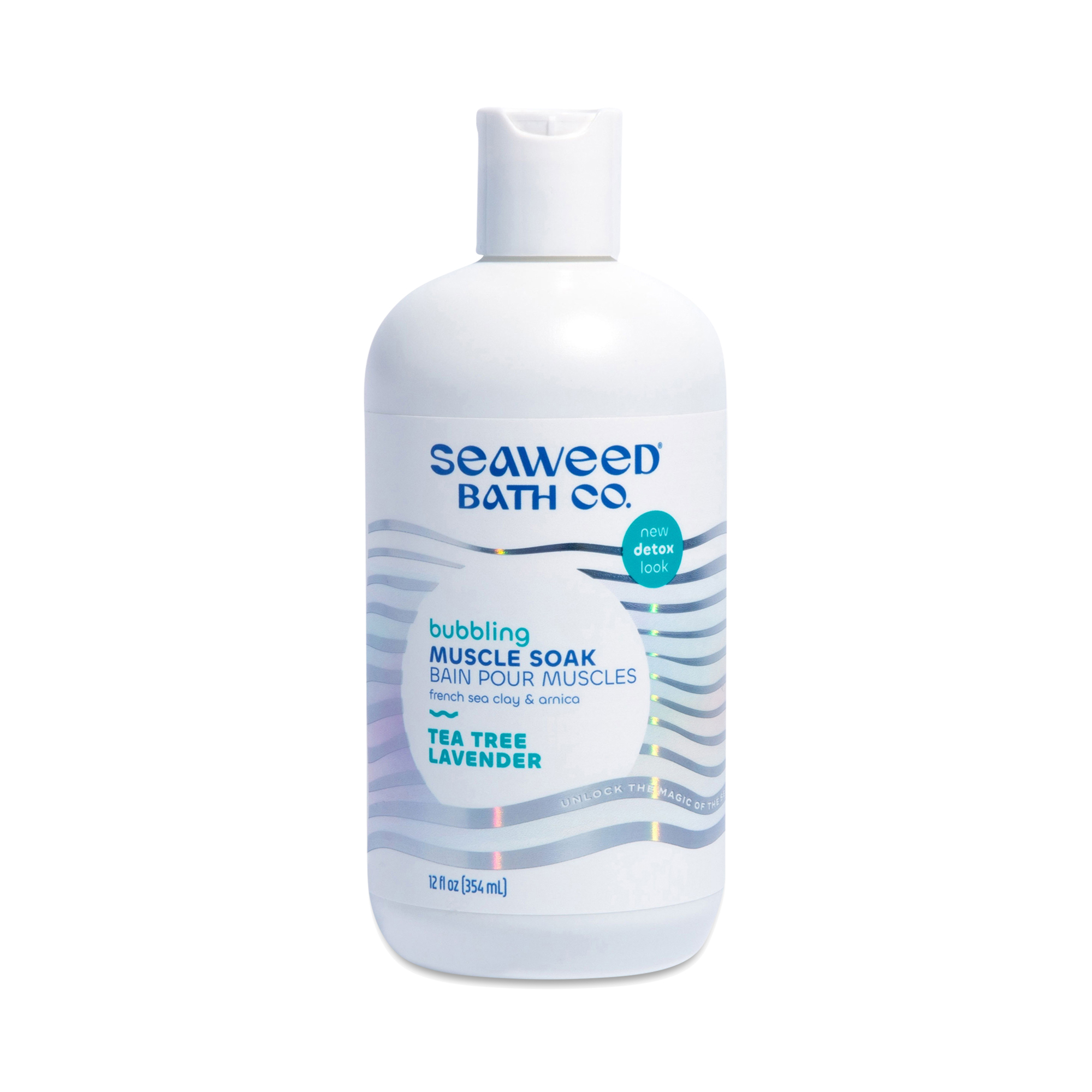 Seaweed Bath Co. Bubbling Muscle Soak, Tea Tree Lavender | Thrive Market
