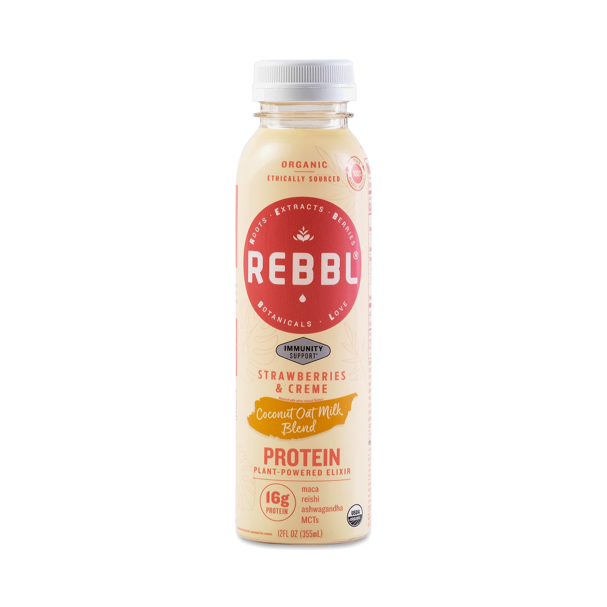 REBBL Protein Elixir, Strawberries & Creme | Thrive Market