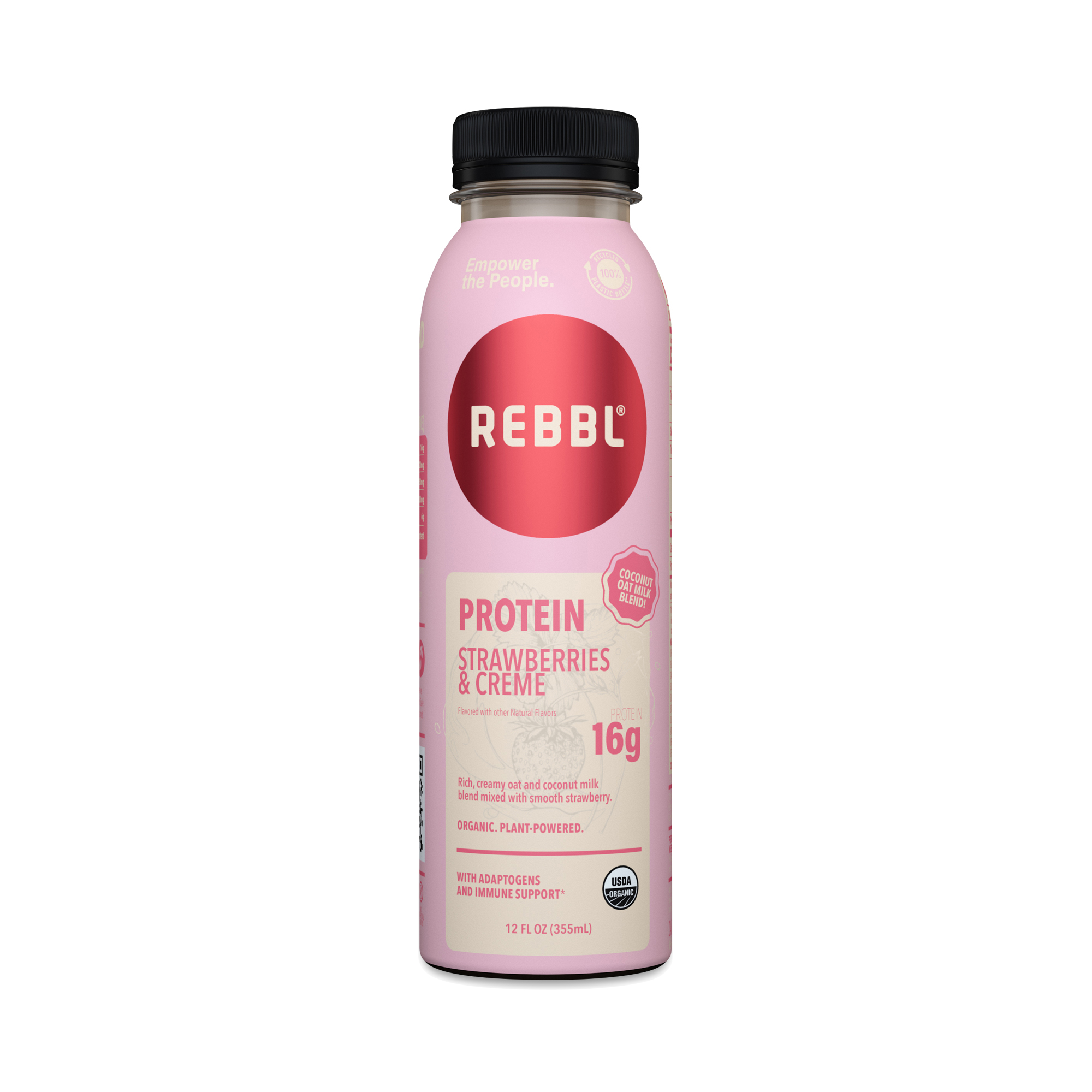 REBBL Protein Elixir, Strawberries & Creme | Thrive Market