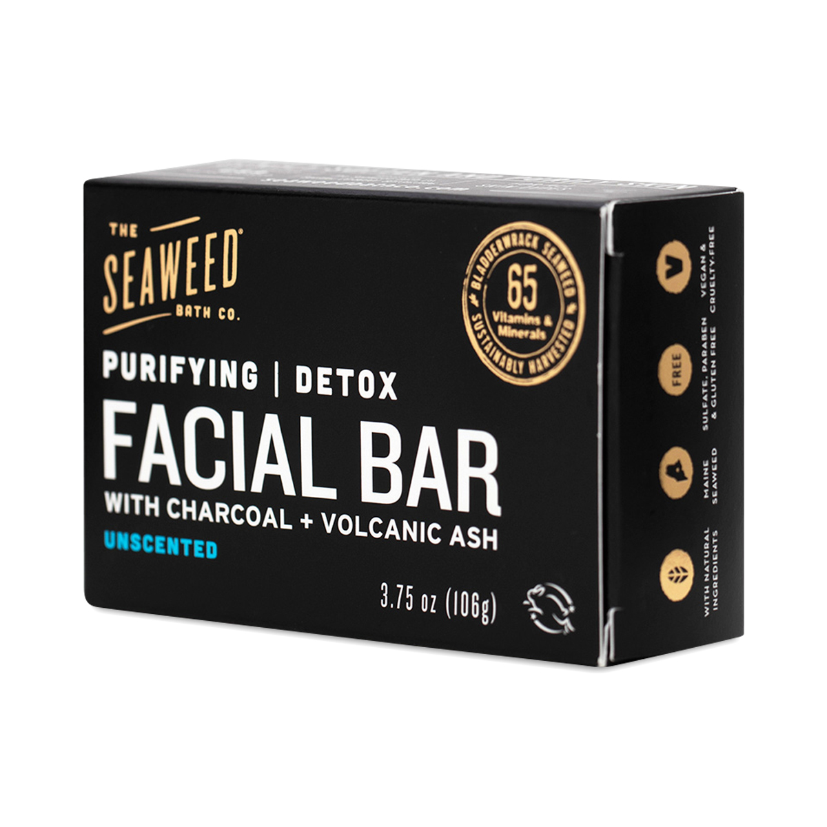 Purifying Detox Facial Bar by Seaweed Bath Co. | Thrive Market