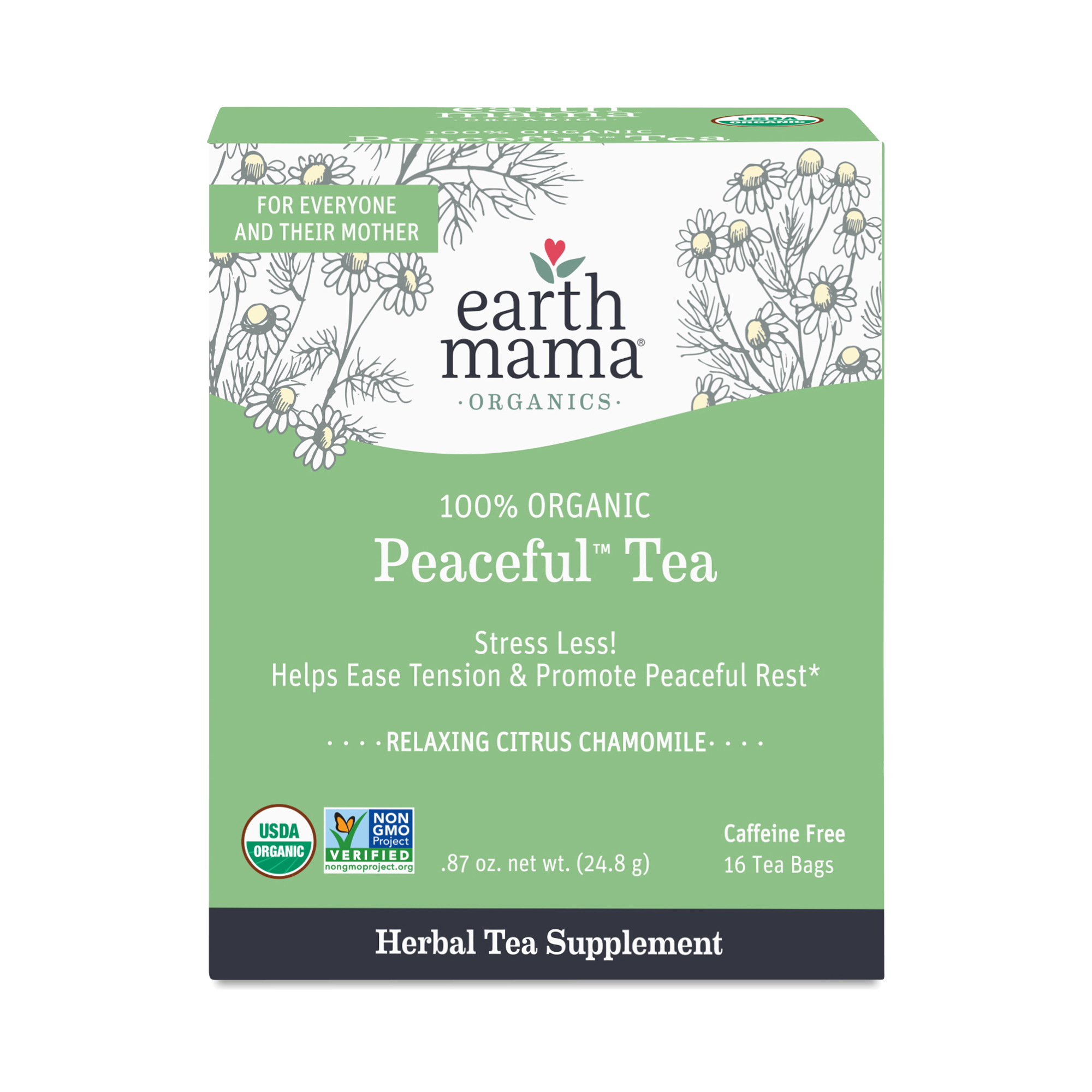 Earth Mama Organic Peaceful Tea | Thrive Market
