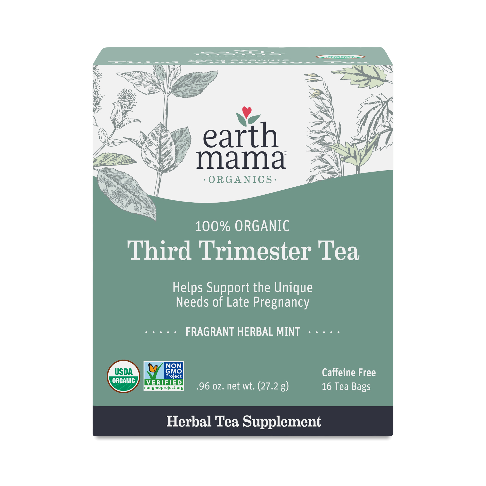 Earth Mama Organic Third Trimester Tea | Thrive Market