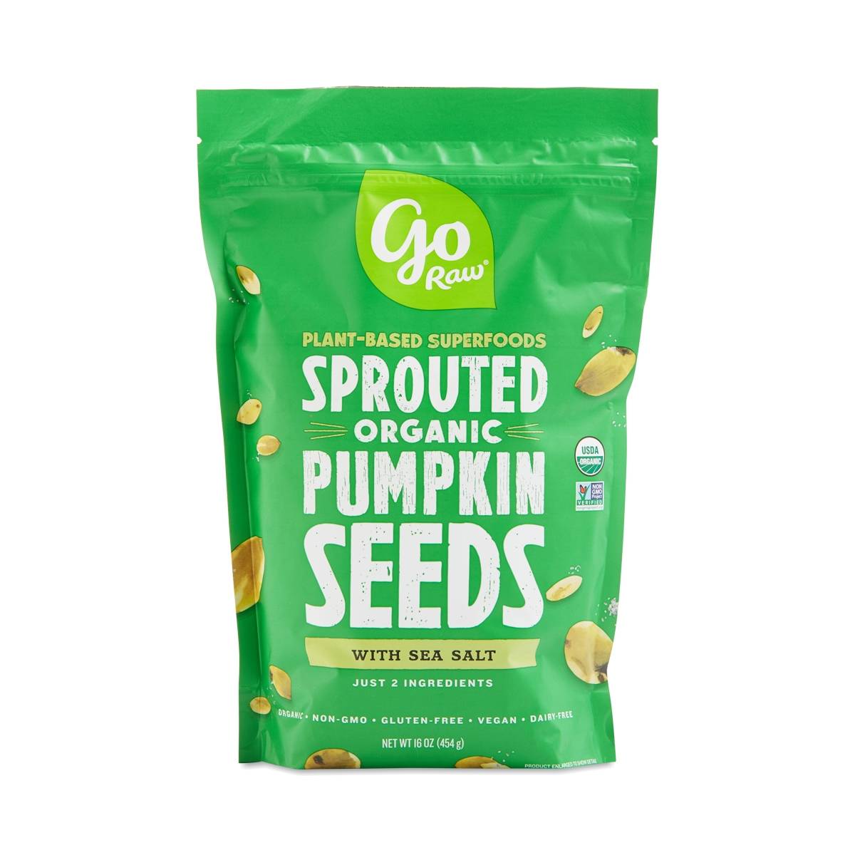 Organic Sprouted Pumpkin Seeds by Go Raw - Thrive Market
