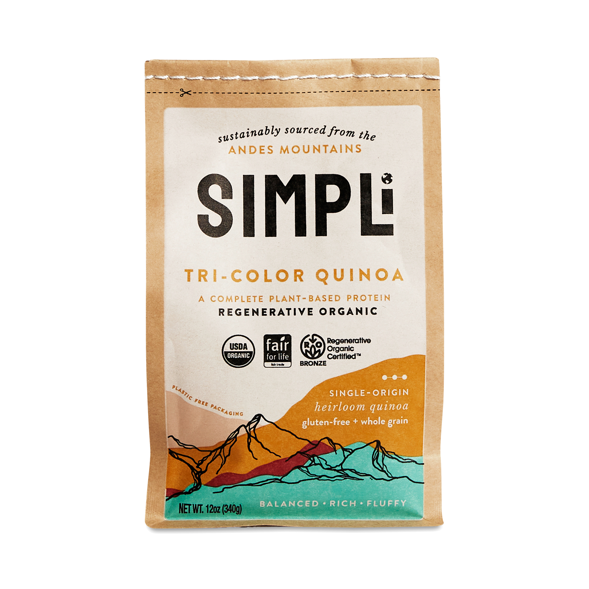 SIMPLi Regenerative Organic Tri-Color Quinoa | Thrive Market