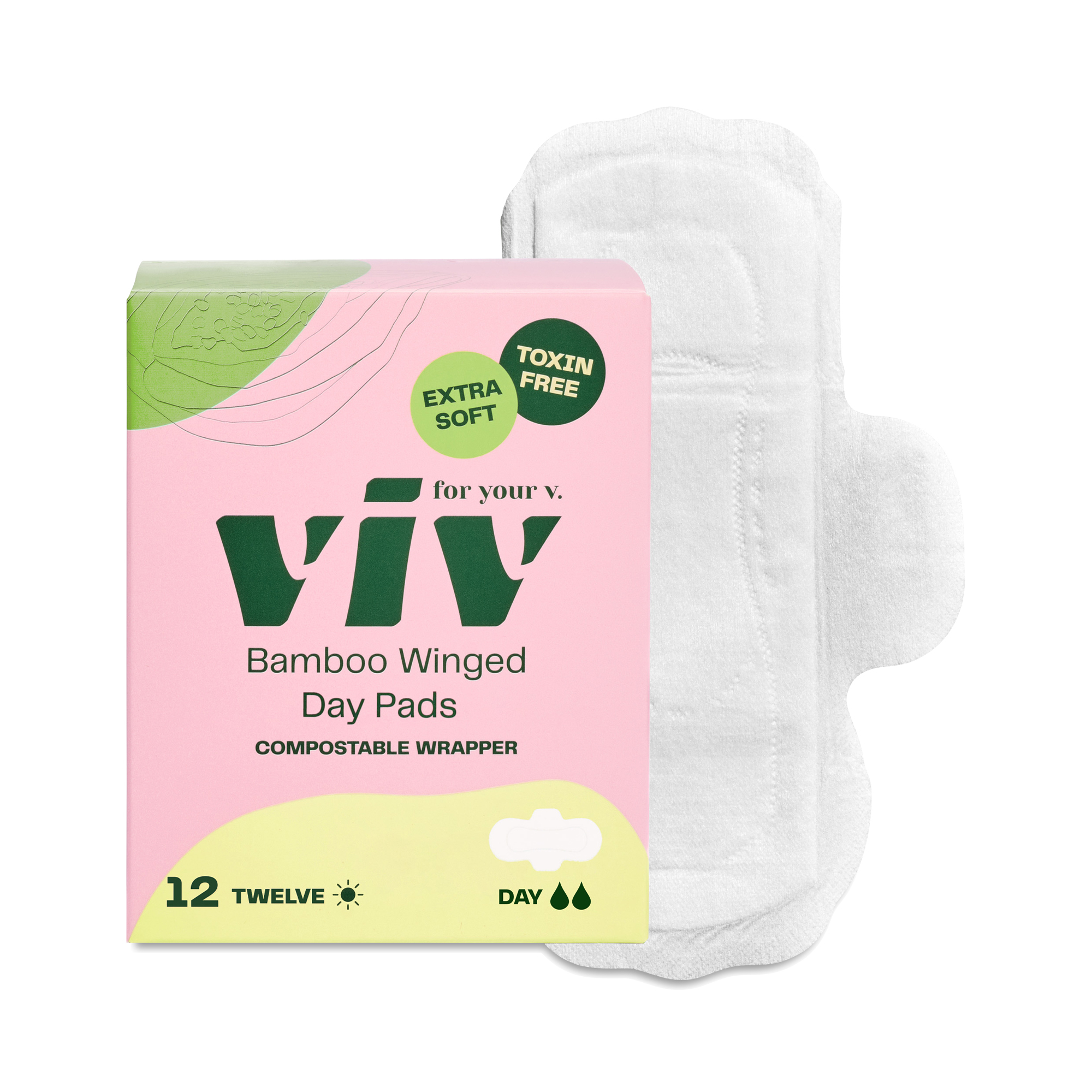 Viv for your V Winged Bamboo Day Pads | Thrive Market