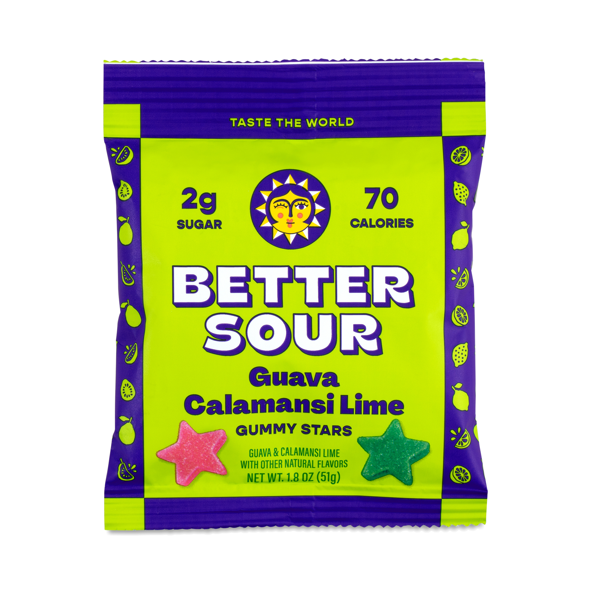 Better Sour Gummy Stars, Guava Calamansi Lime | Thrive Market