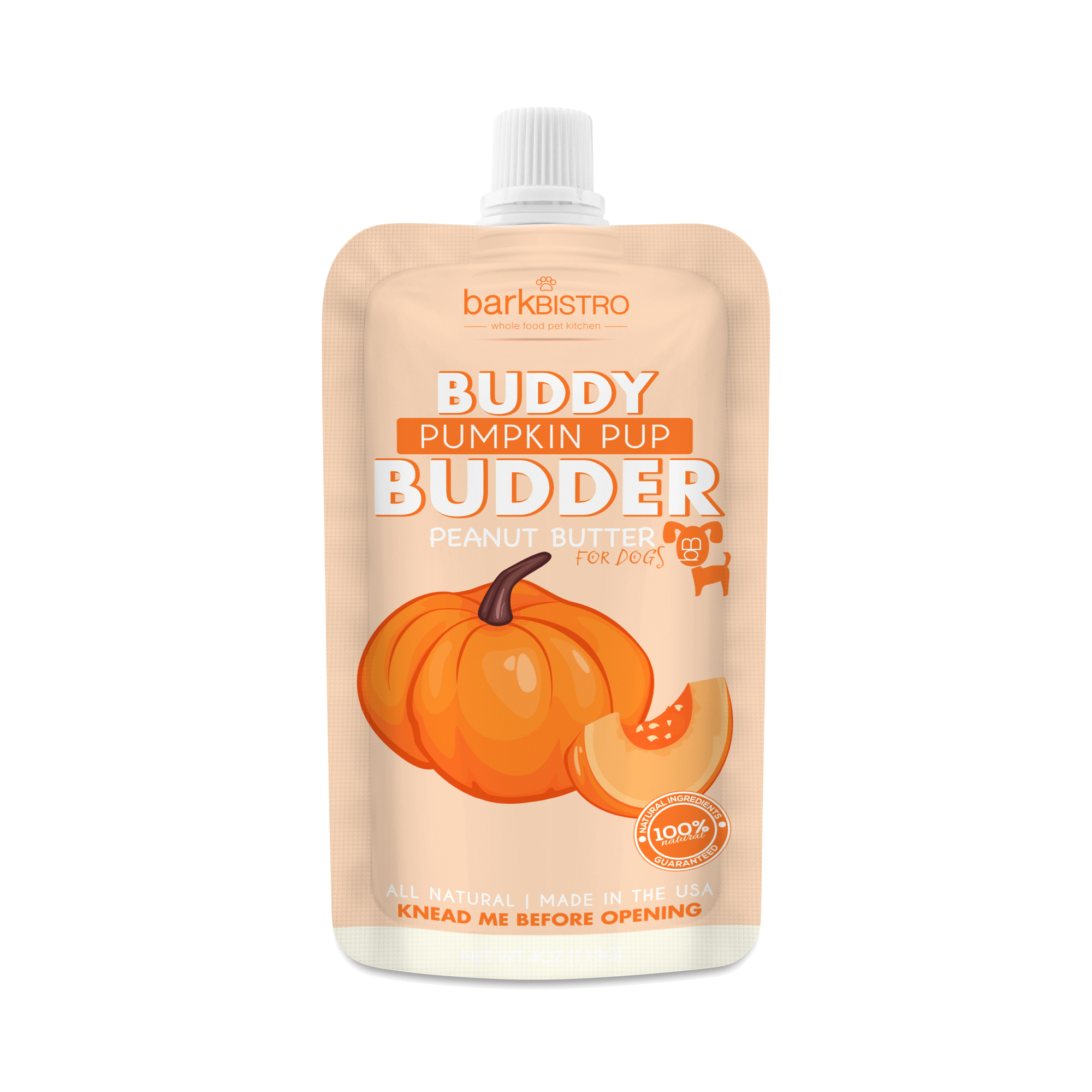 Bark Bistro Buddy Budder Pumpkin Pup Peanut Butter for Dogs | Thrive Market