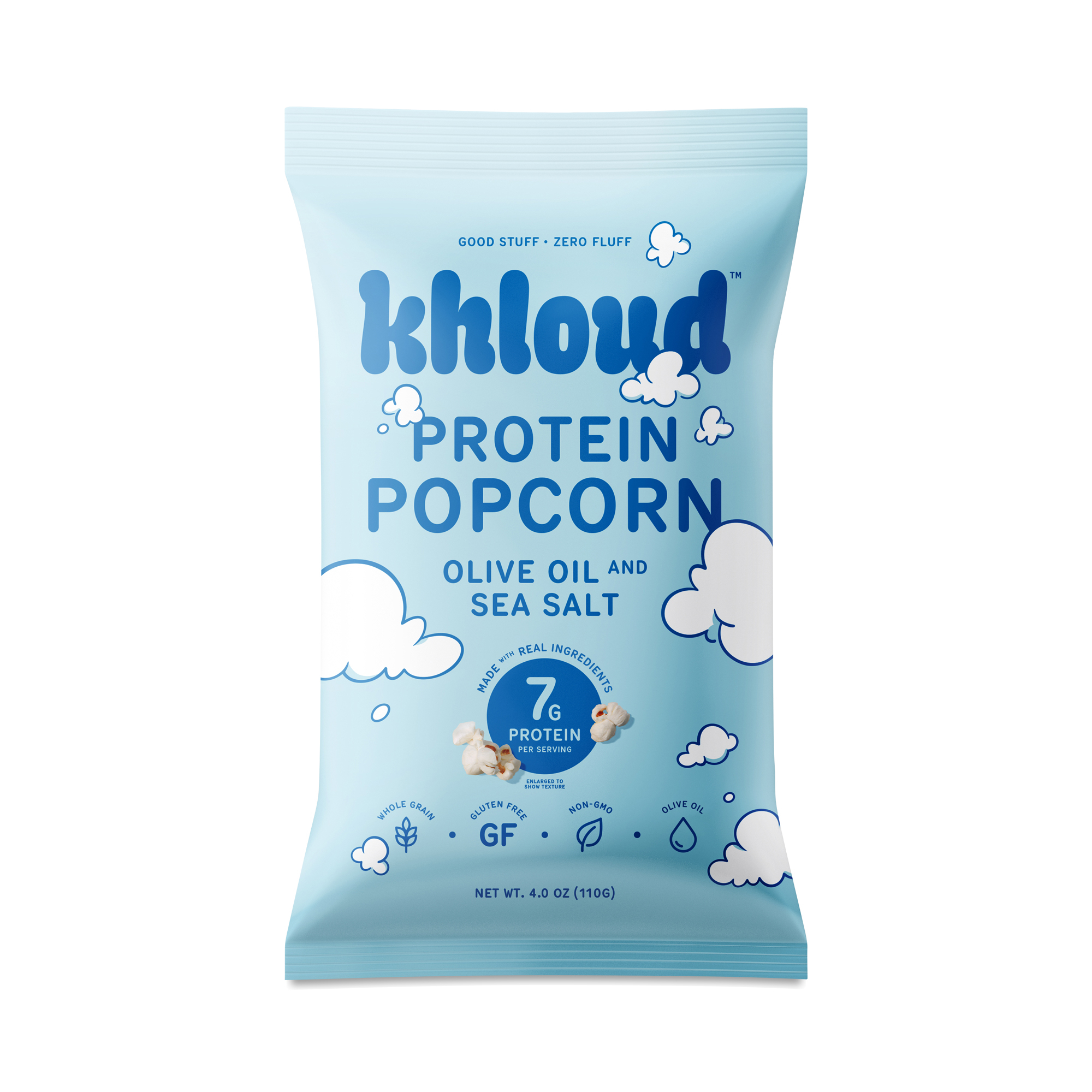 Khloud Protein Popcorn, Olive Oil & Sea Salt | Thrive Market